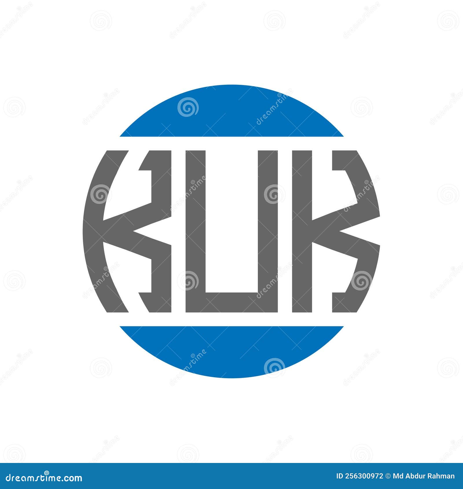 KUK Letter Logo Design on White Background. KUK Creative Initials ...