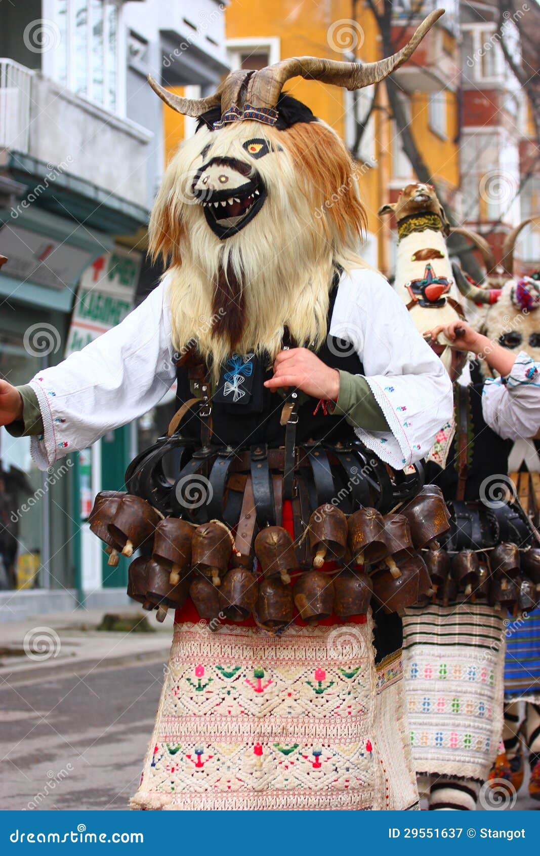 Kuker masks editorial photography. Image of kukerlandia - 29551637