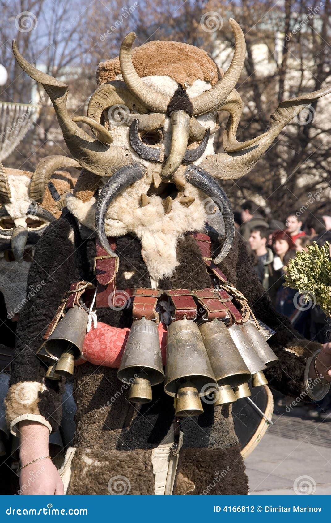 Kukeri stock photo. Image of kukeri, mask, babugeri, bulgaria - 4166812