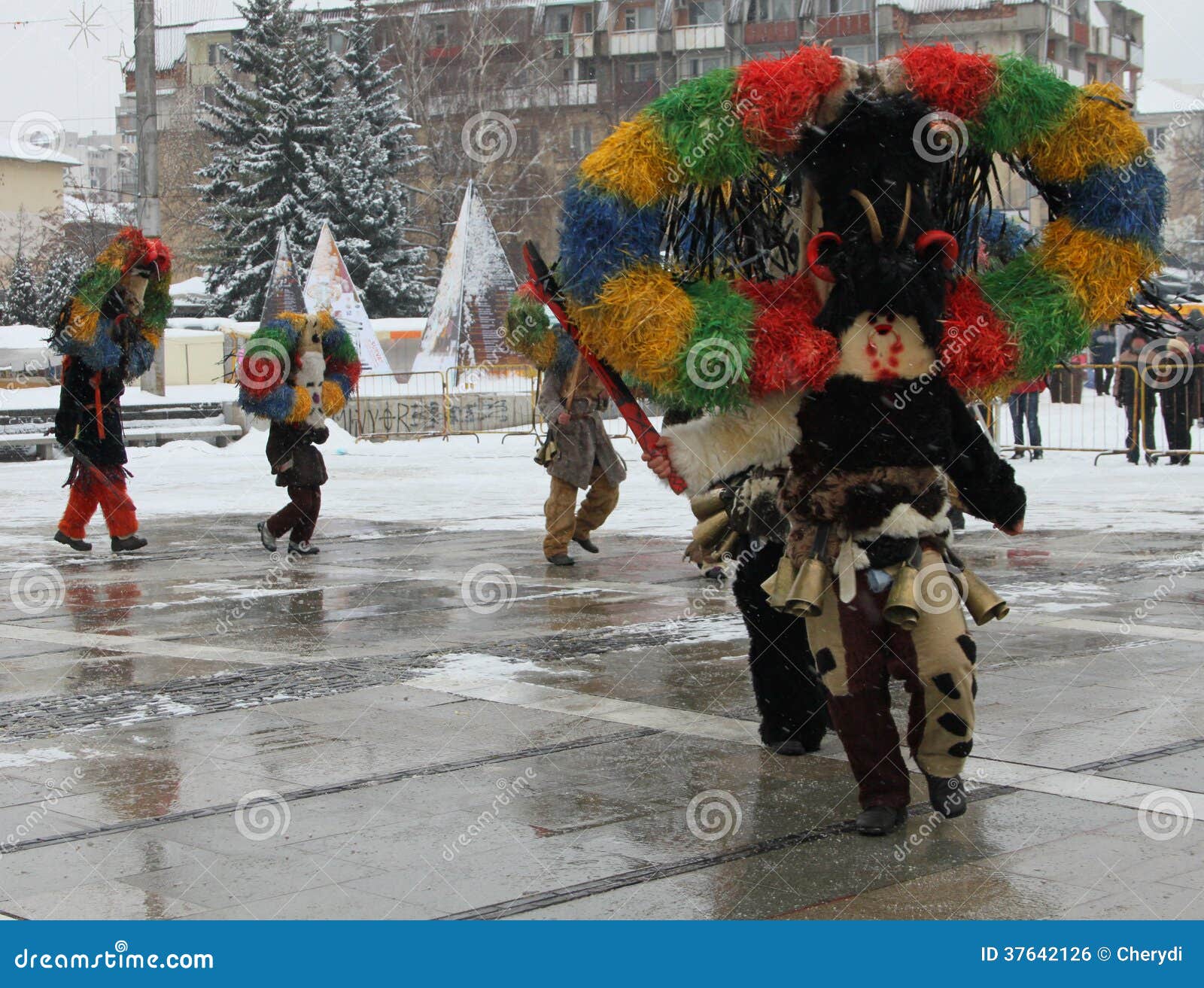 Kukeri Traditional Bulgarian Ritual Editorial Photo - Image of crowd ...
