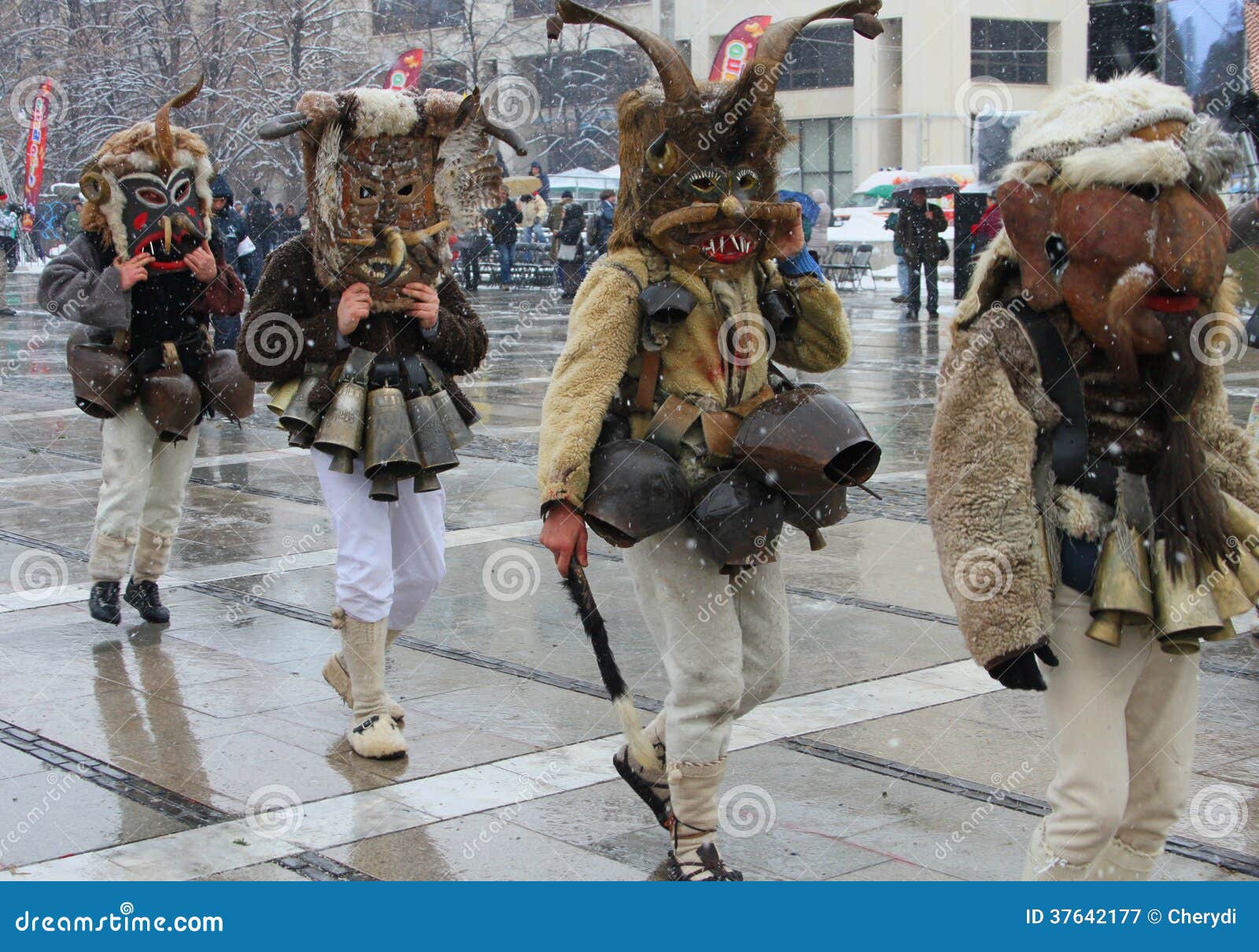 Kukeri Traditional Bulgarian Ritual Editorial Photography - Image of ...