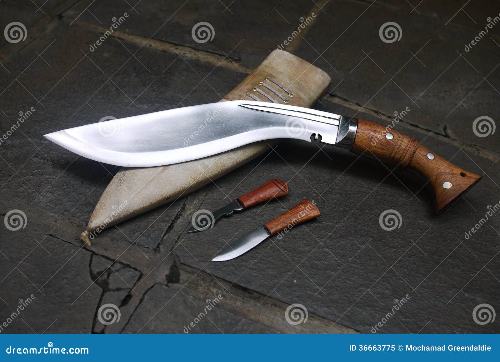 Kukri image stock. Image du gurkha, militaire, couteau - 36663775