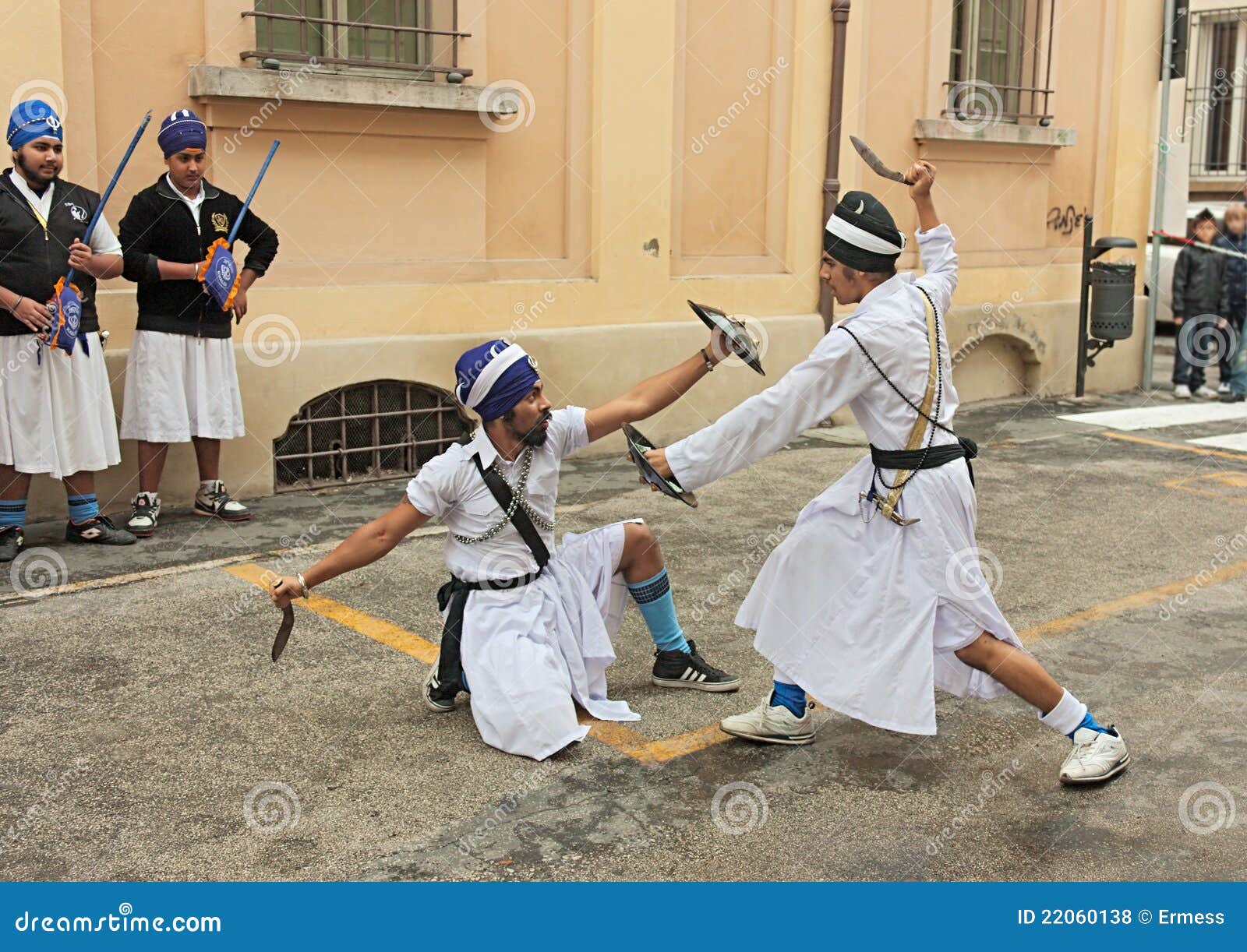 Kukri knife duel editorial stock photo. Image of khukri - 22060138
