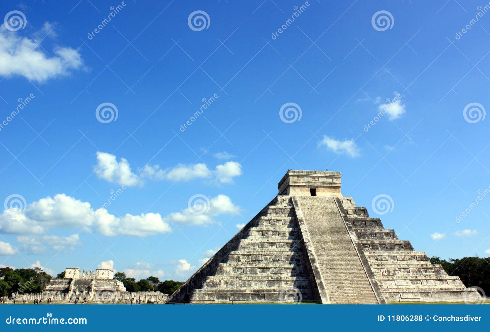 Kukulkan pyramid stock photo. Image of pyramid, chichen - 11806288