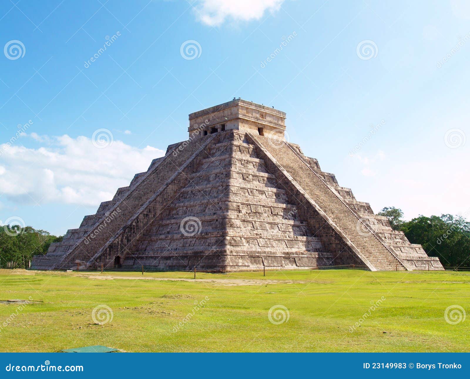 Kukulkan temple stock image. Image of mexico, kukulkan - 23149983
