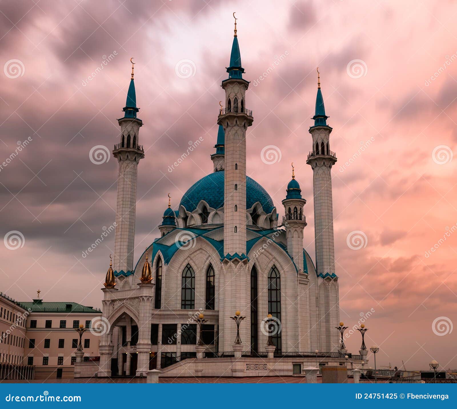Kul-Sharif Mosque, General View Stock Image - Image of heritage ...