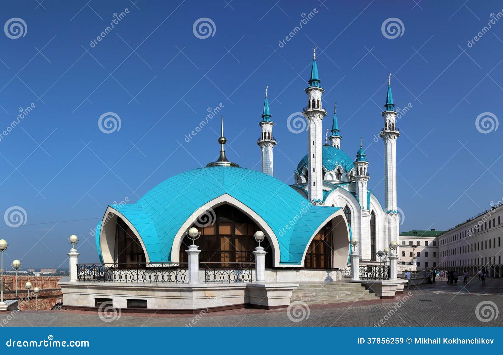 Kul sharif mosque in kazan editorial stock image. Image of kulsharif ...