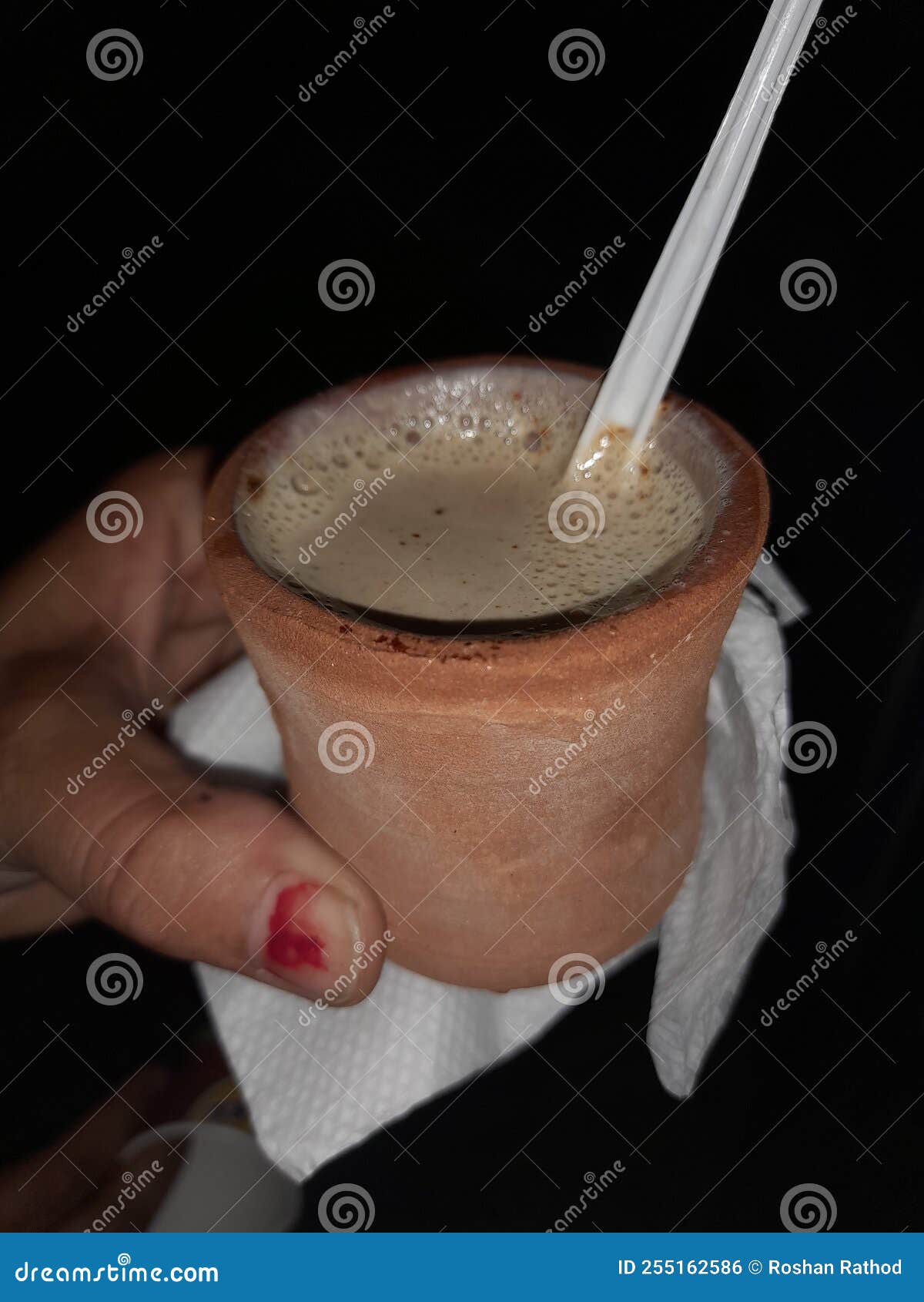 Kulhad Coffee stock photo. Image of coffee, brown, serve - 255162586