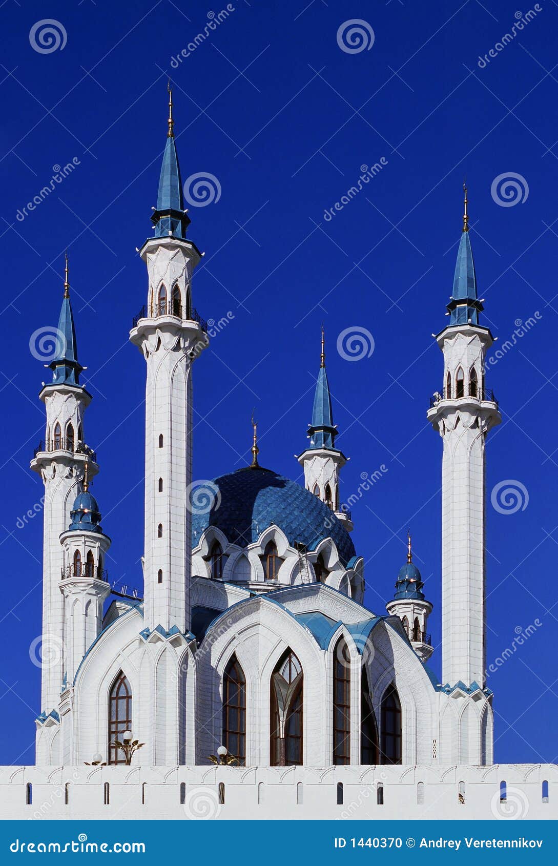 Kull Sharif Mosque of Kazan Stock Photo - Image of beautiful, islam ...