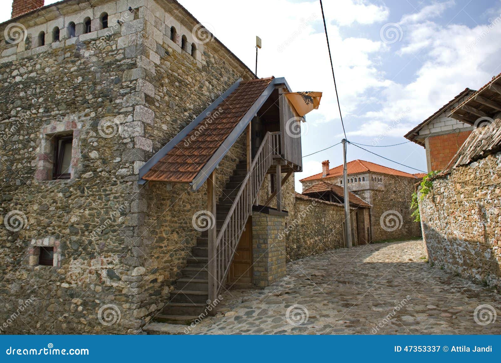 Kulla House, Dranoc, Kosovo Stock Image - Image of attraction ...