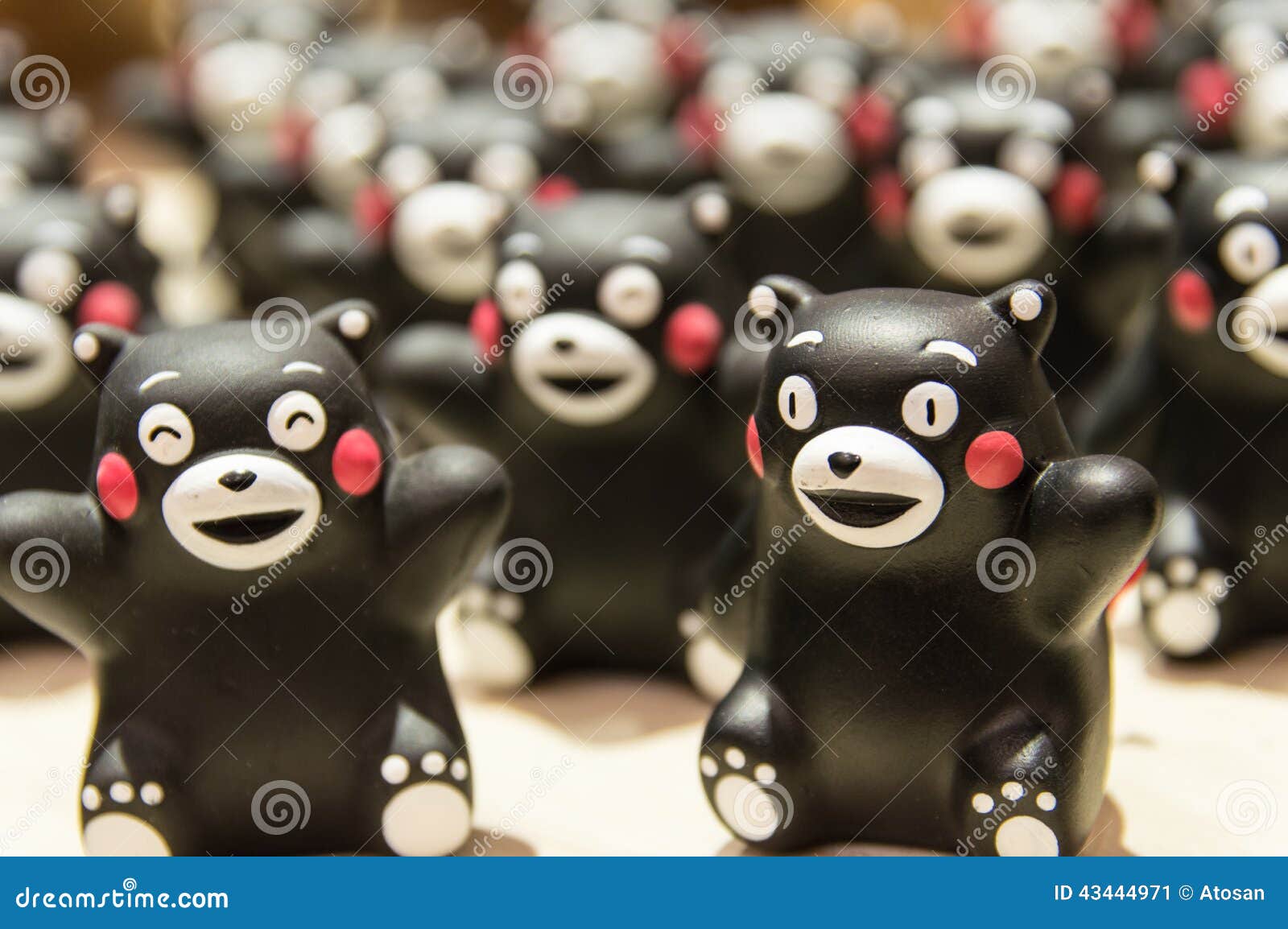 Kumamon stock image. Image of posing, happy, famous, ceramic - 43444971