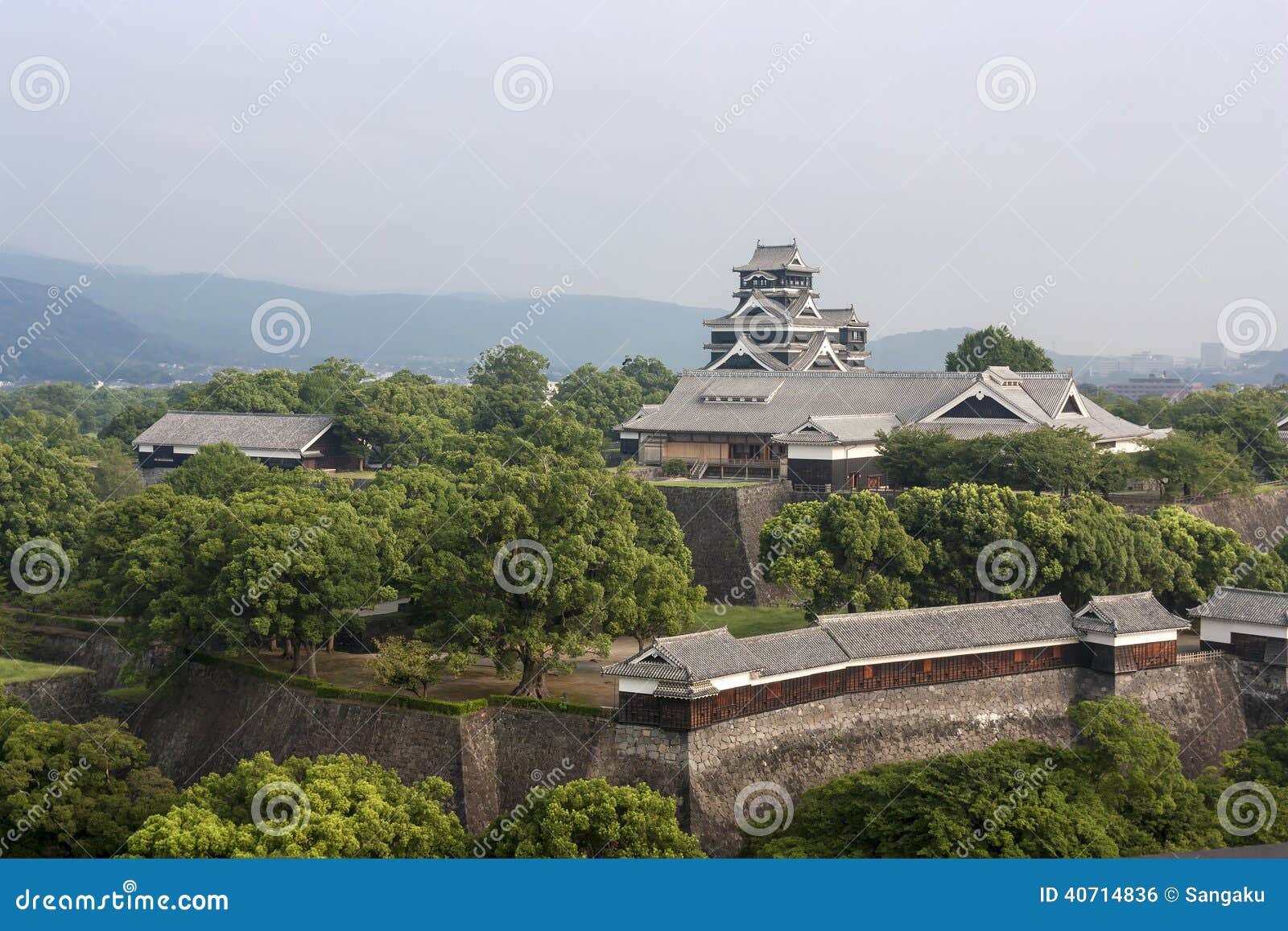 Kumamoto Castle in Kyushu, Japan Stock Photo - Image of samurai, japan ...