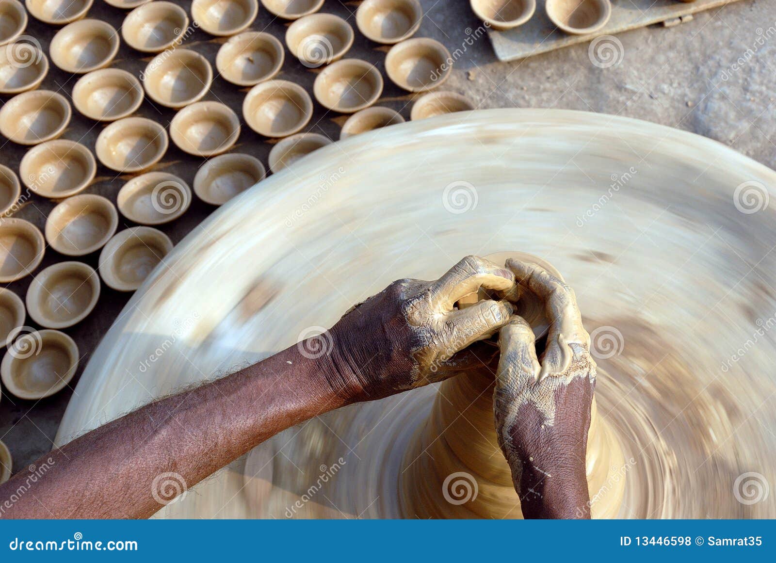 KUMHAAR, the INDIAN POTTERY MAKER Editorial Stock Photo - Image of ...