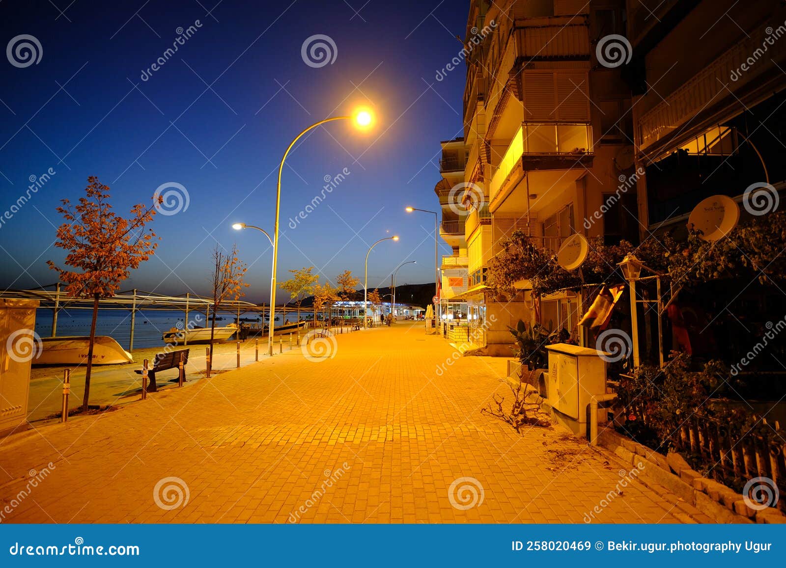 Kumla Gemlik Bursa Turkey Landscape - Sunset Editorial Stock Image ...