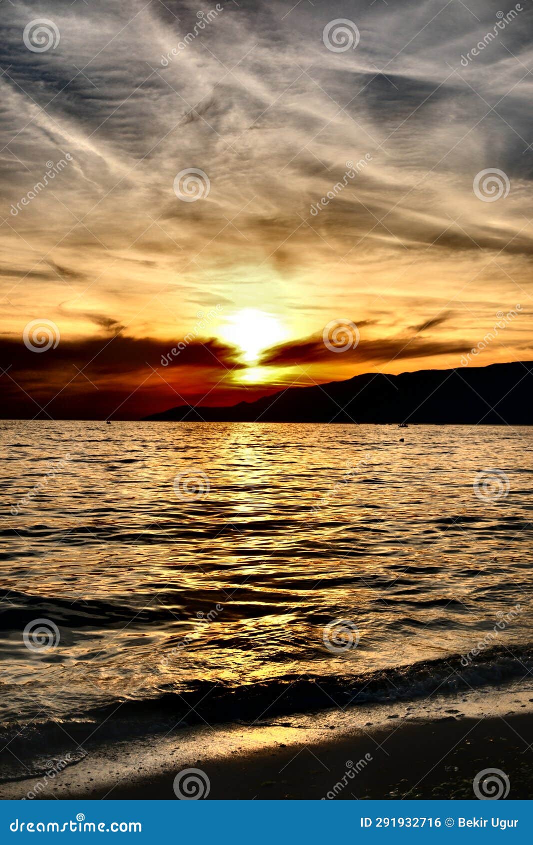 Kumla Gemlik Bursa Turkey Landscape - Sunset Stock Photo - Image of ...