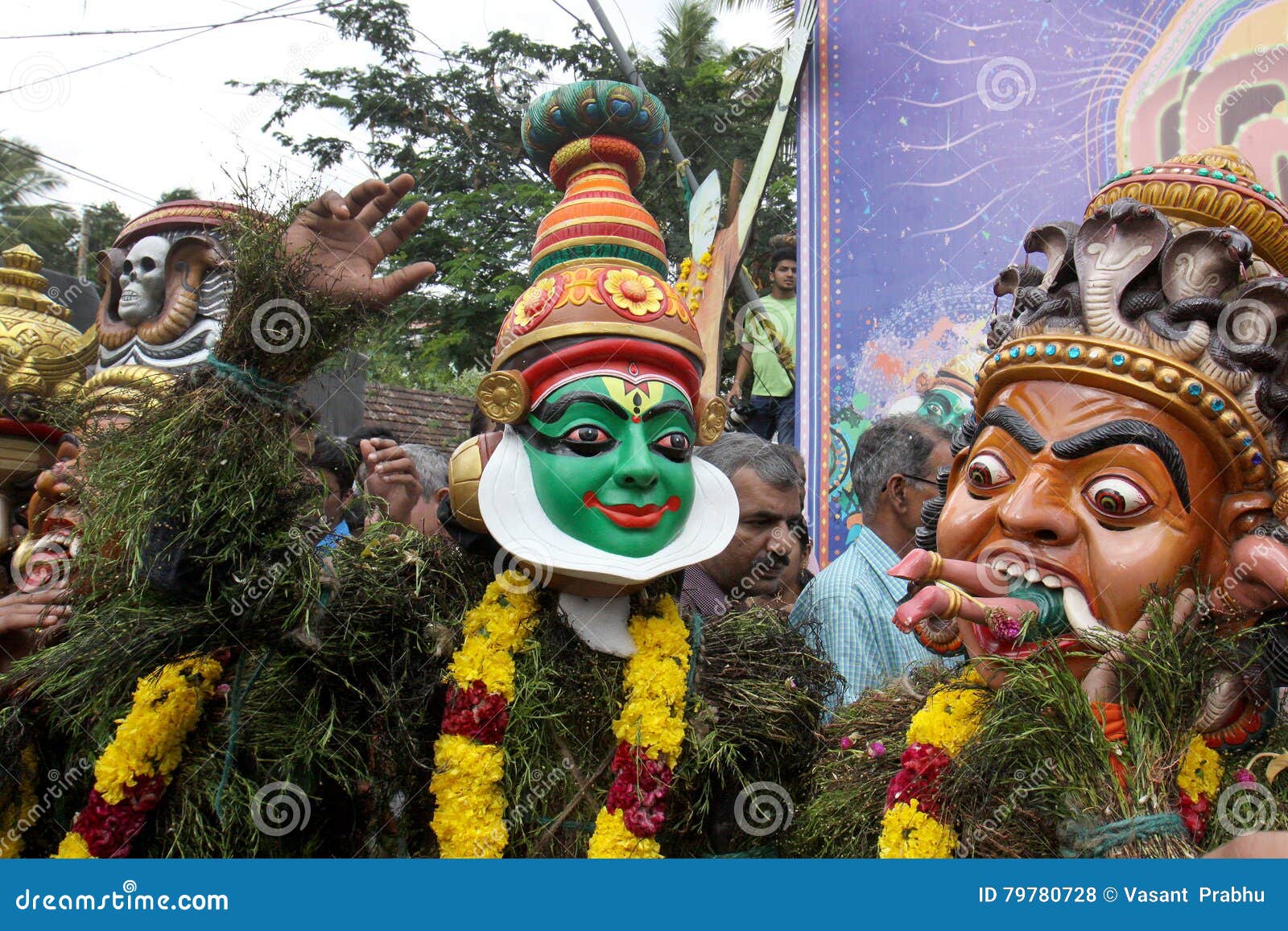 Kummatti Mahotsavam 2016 photo stock éditorial. Image du dieux - 79780728
