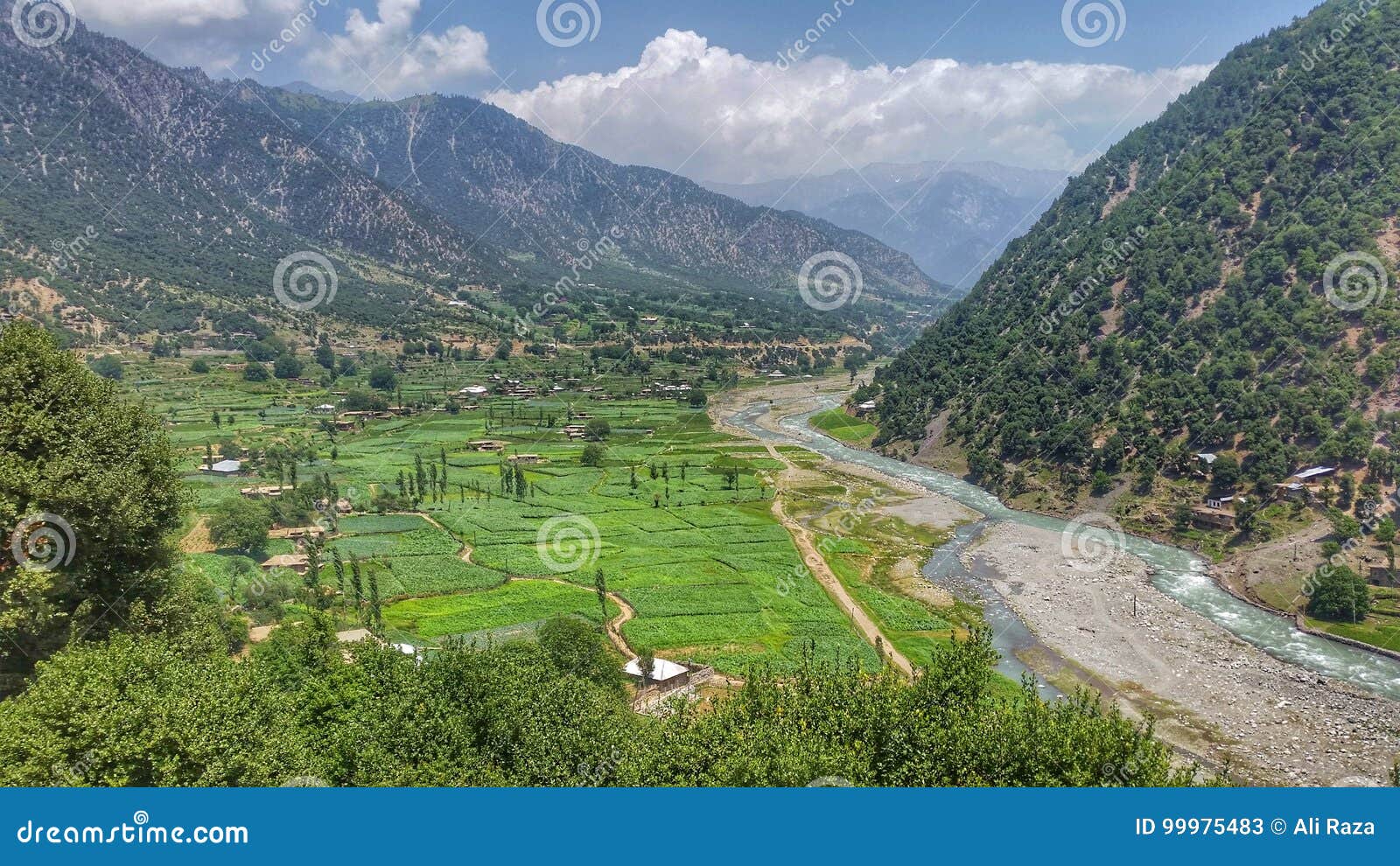 Kumrat Valley stock image. Image of kumrat, valley, satuated - 99975483