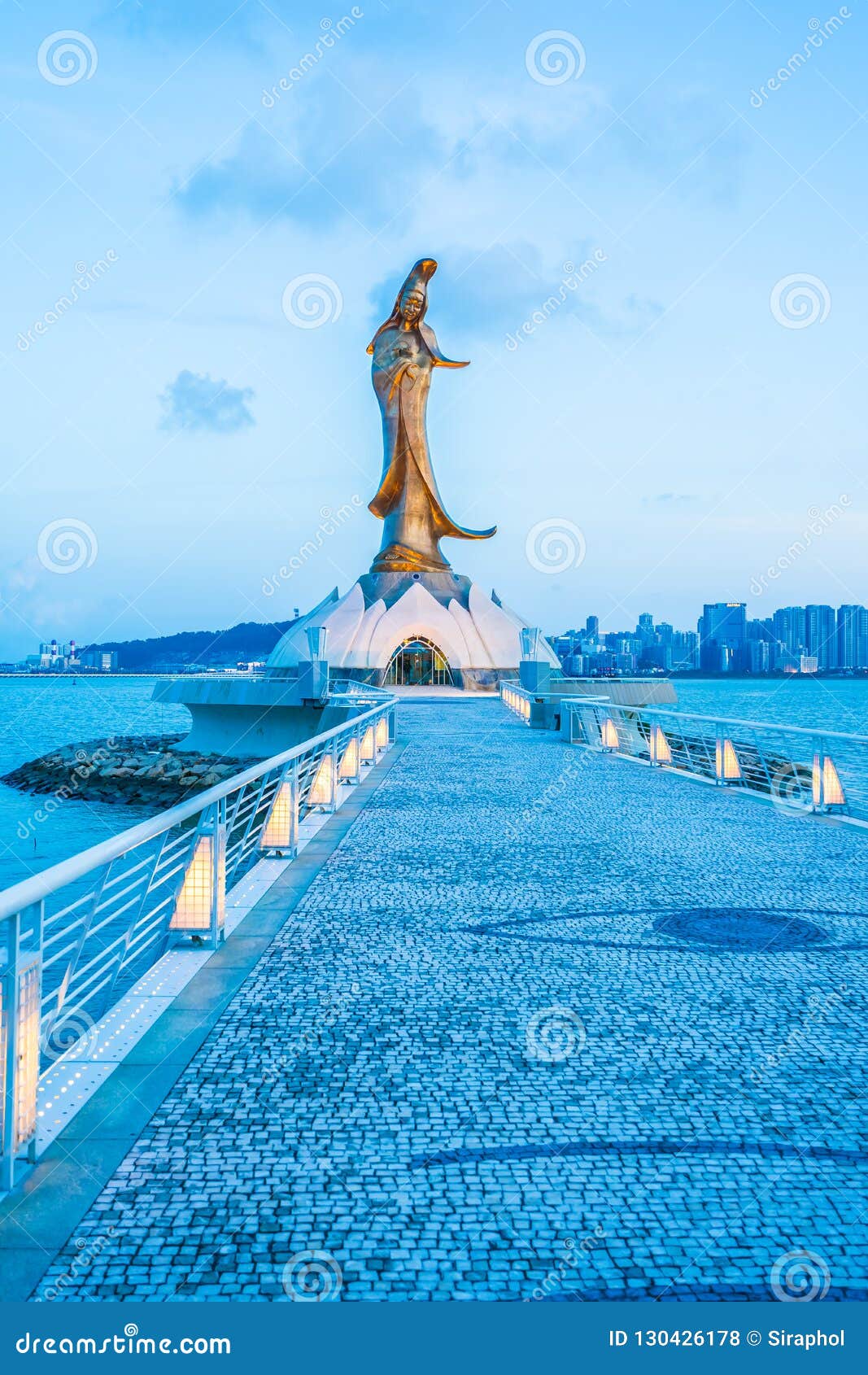 Kun Iam Statue Landmark in Macau City Editorial Stock Photo - Image of ...