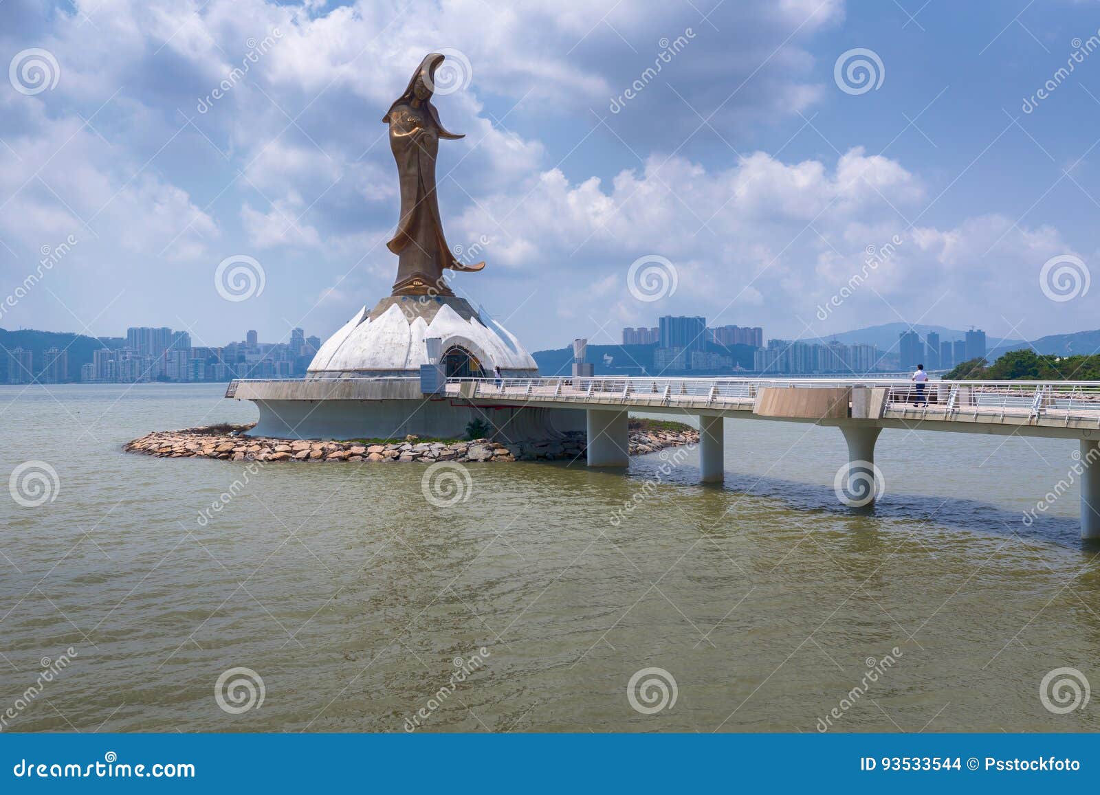 Kun Iam Statue in Macau editorial stock image. Image of travel - 93533544