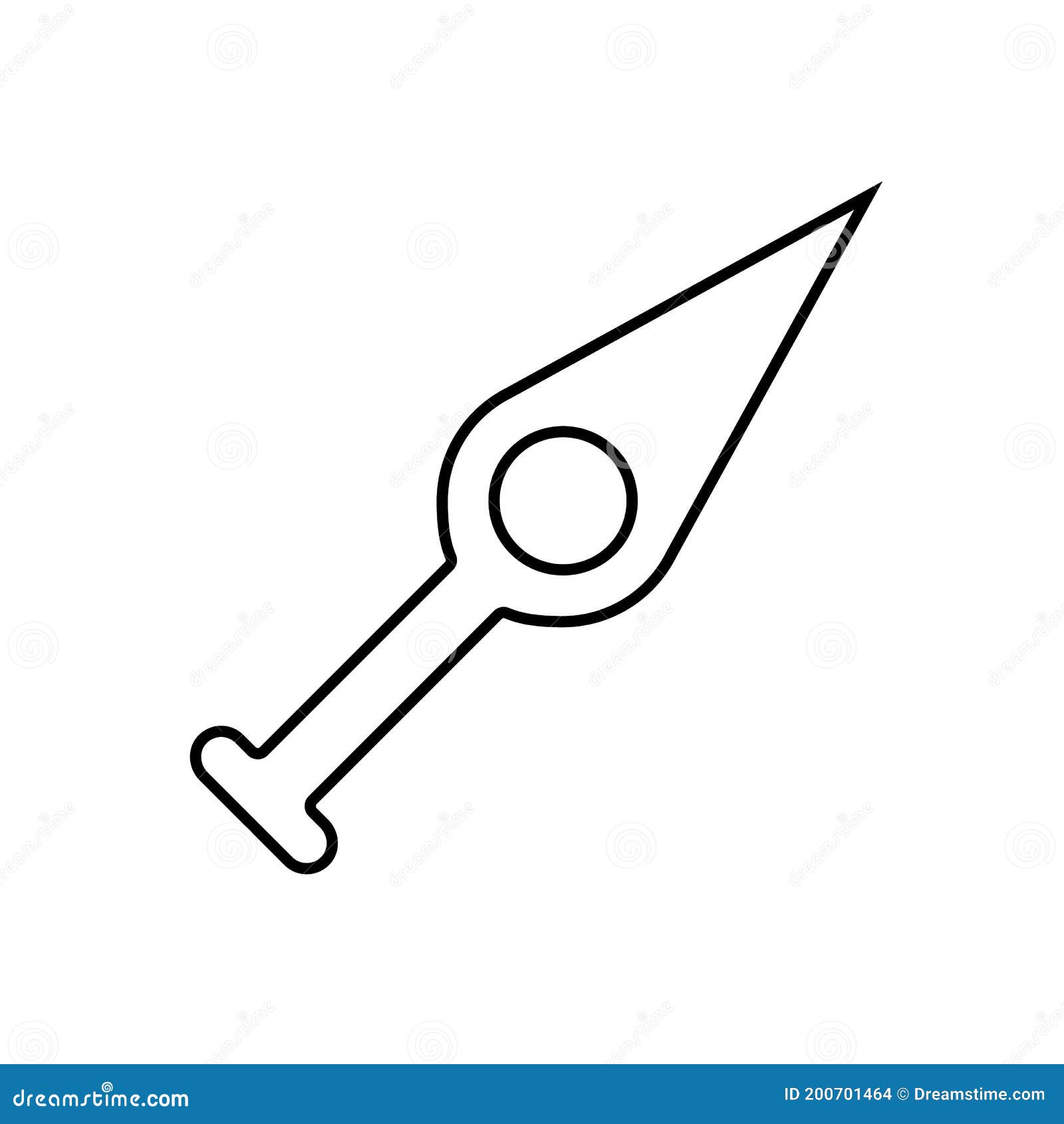Kunai Icon. Filled Kunai Icon For Website Design And Mobile, App ...