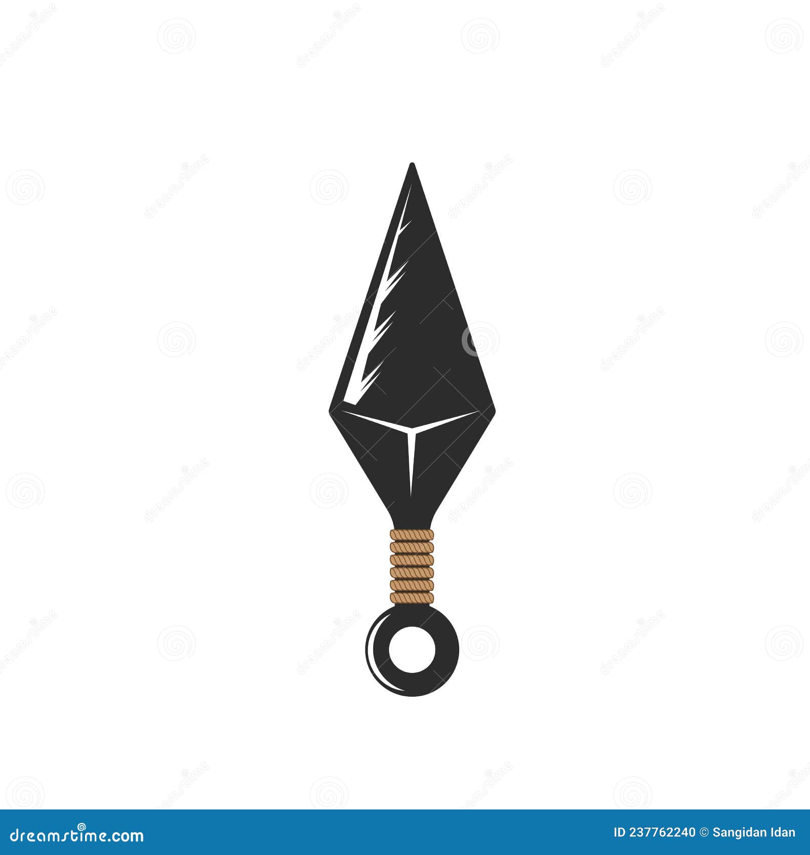 Kunai Icon Vector Illustration Design Element Stock Vector ...