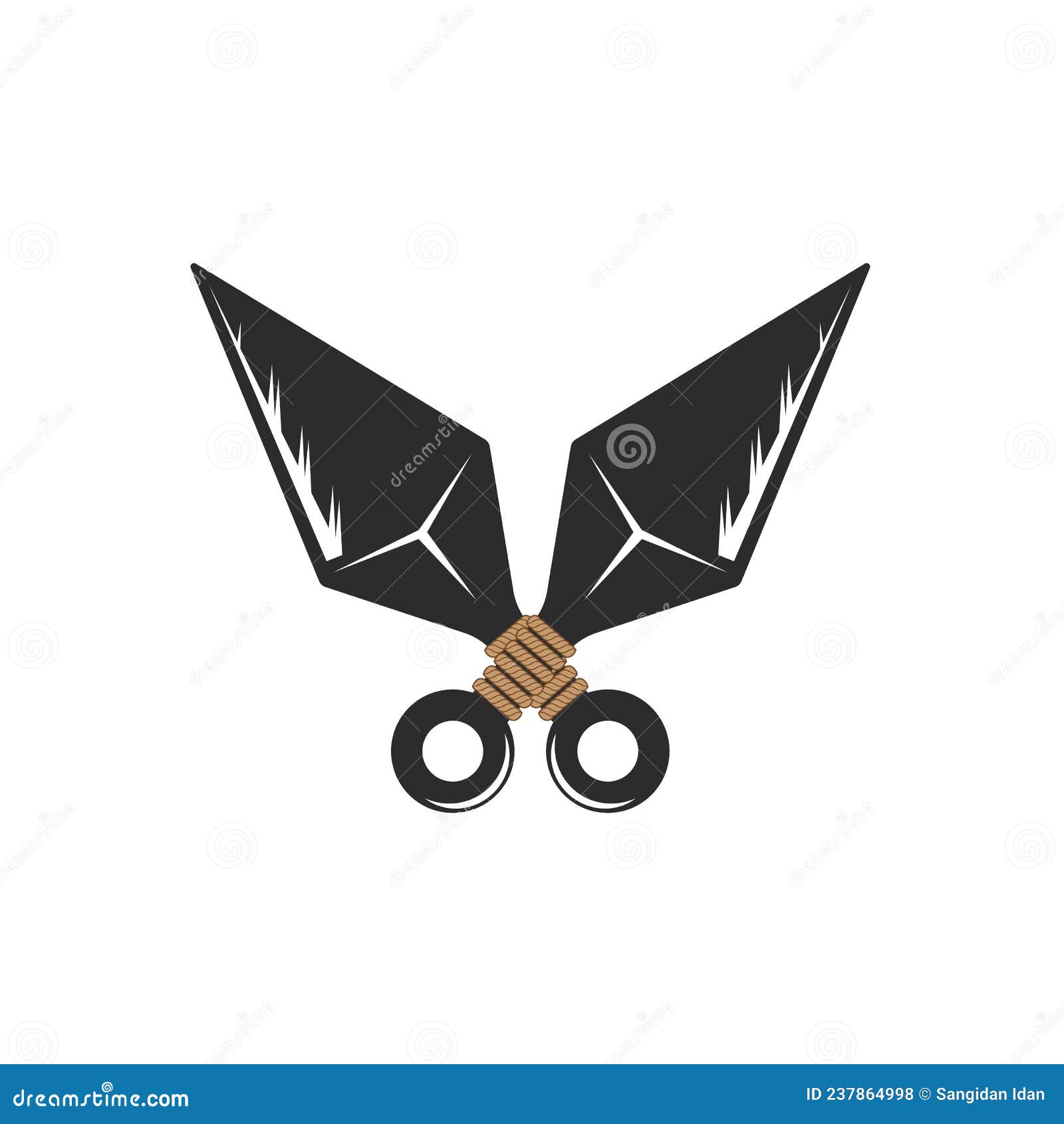 Kunai Icon Vector Illustration Design Element Stock Vector ...