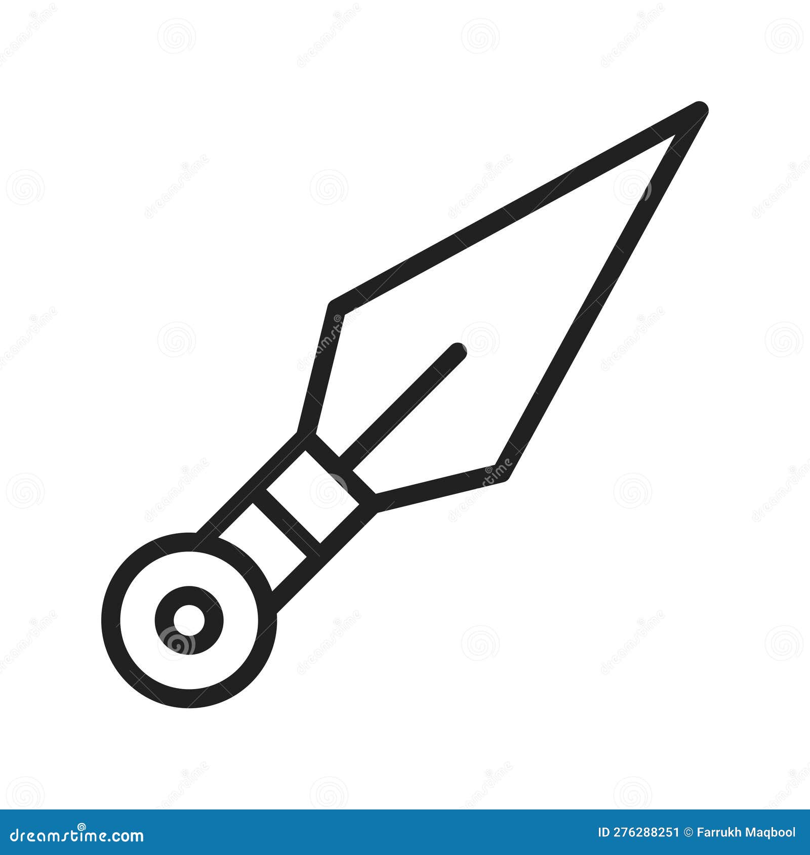 Kunai Icon Vector Image. Suitable for Mobile Apps, Web Apps and Print ...