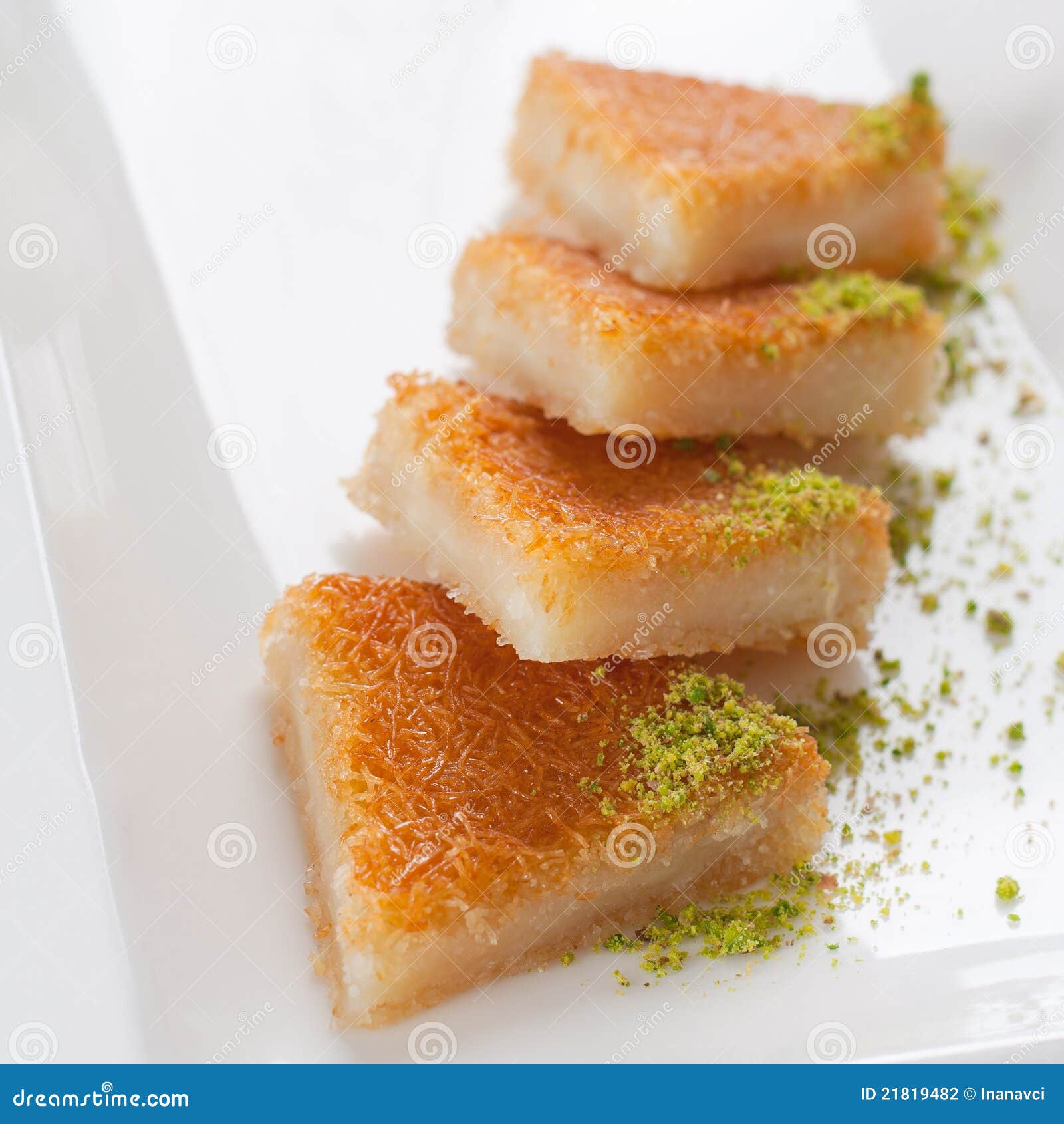 Turkish Sweet Kunefe. Kunafa . Royalty-Free Stock Photography ...