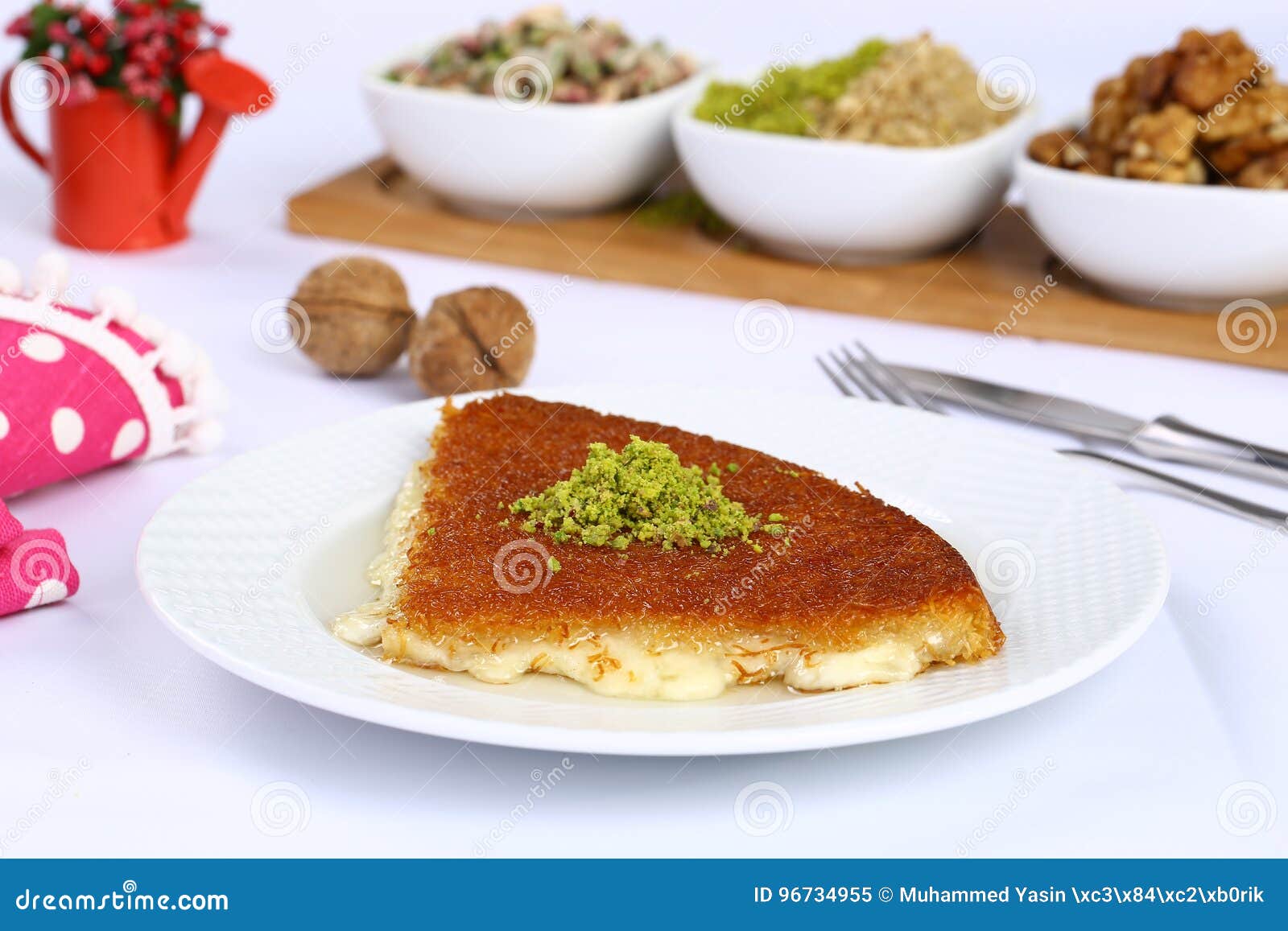 Kunefe / Turkish Traditional Dessert Stock Image - Image of cheese ...