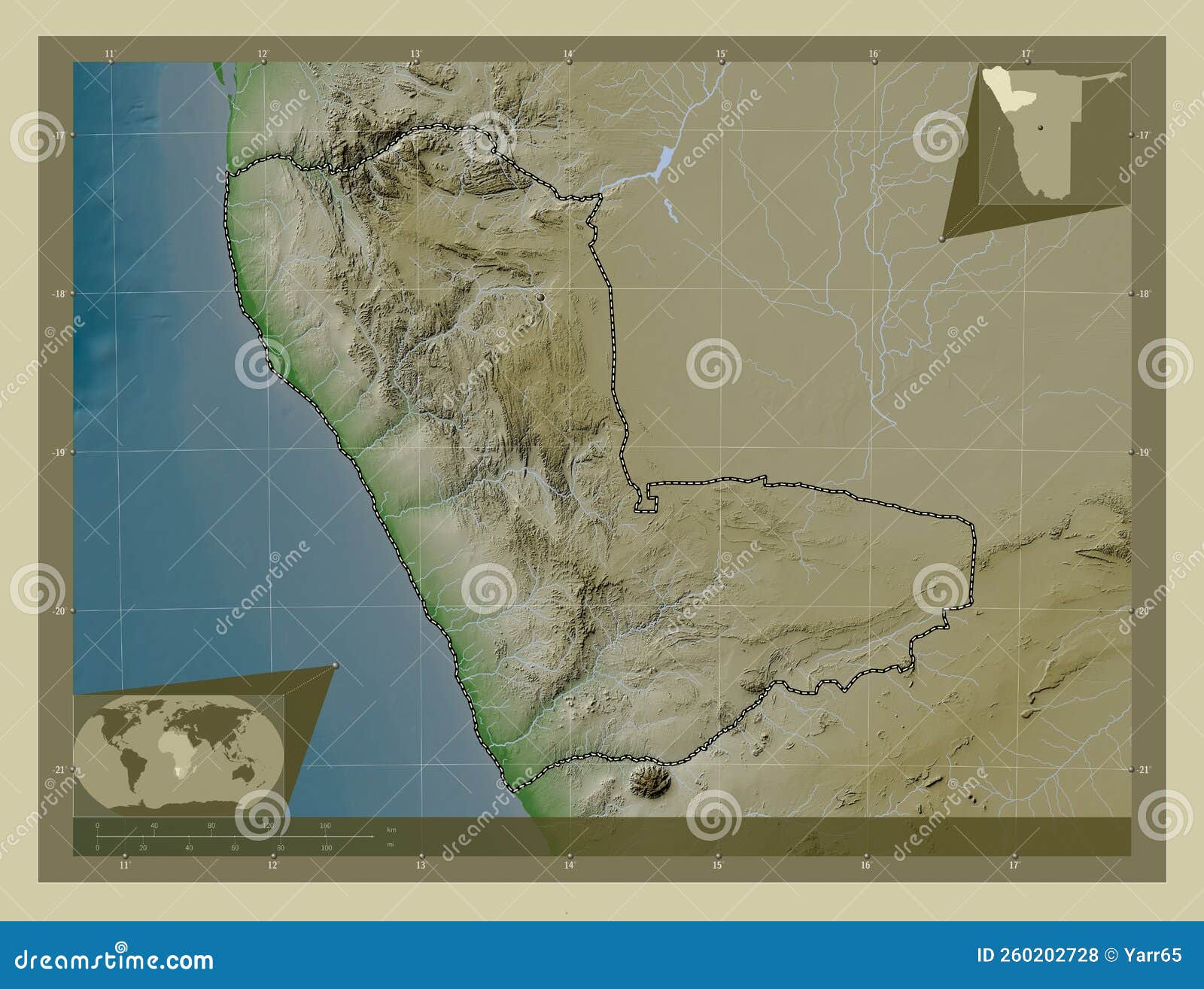 Kunene, Namibia. Wiki. Capital Stock Illustration - Illustration of ...