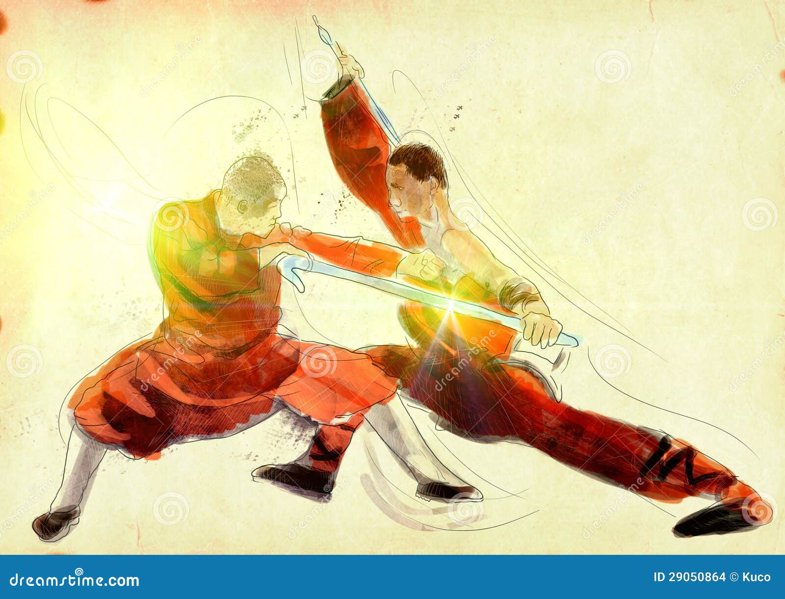 Kung fu stock illustration. Illustration of martial, asia - 29050864