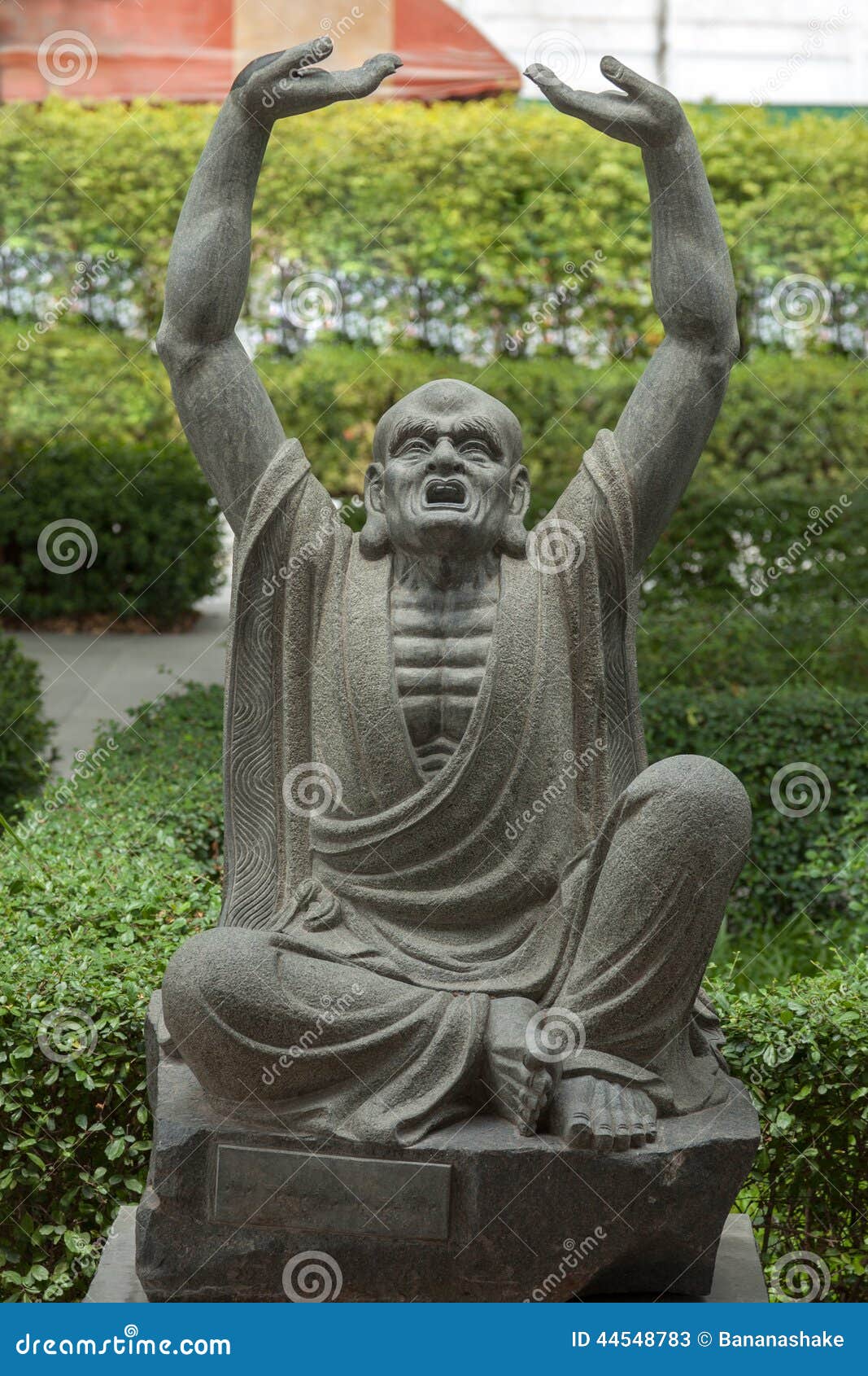 Kungfu master statue stock image. Image of statues, power - 44548783