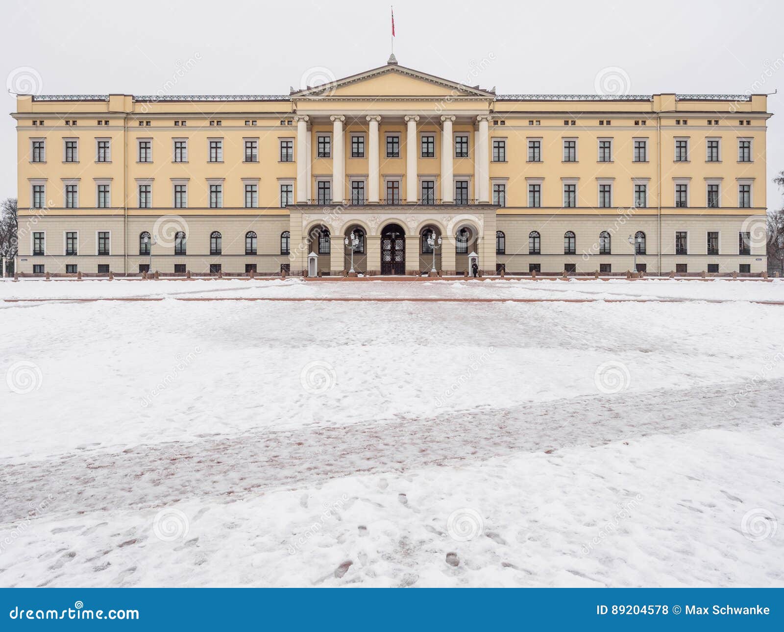 Kunglig Slott I Oslo, Norge Arkivfoto - Bild av karl, parkera: 89204578