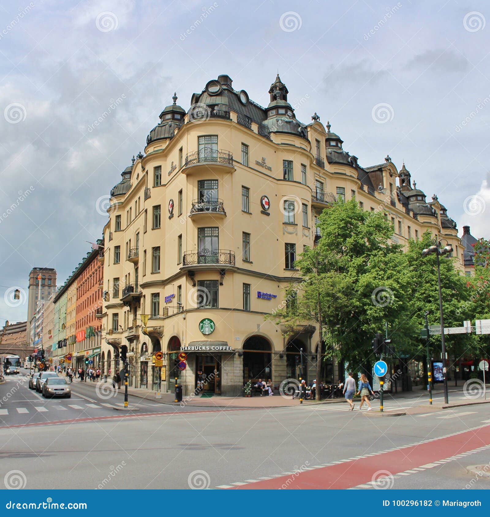 Kungsgatan a Stureplan fotografia editoriale. Immagine di discoteche ...