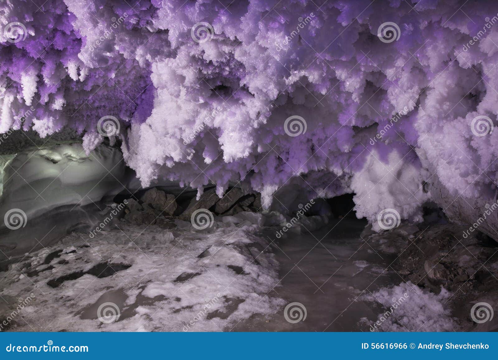 Kungur Ice Cave. Perm Krai stock photo. Image of russia - 56616966