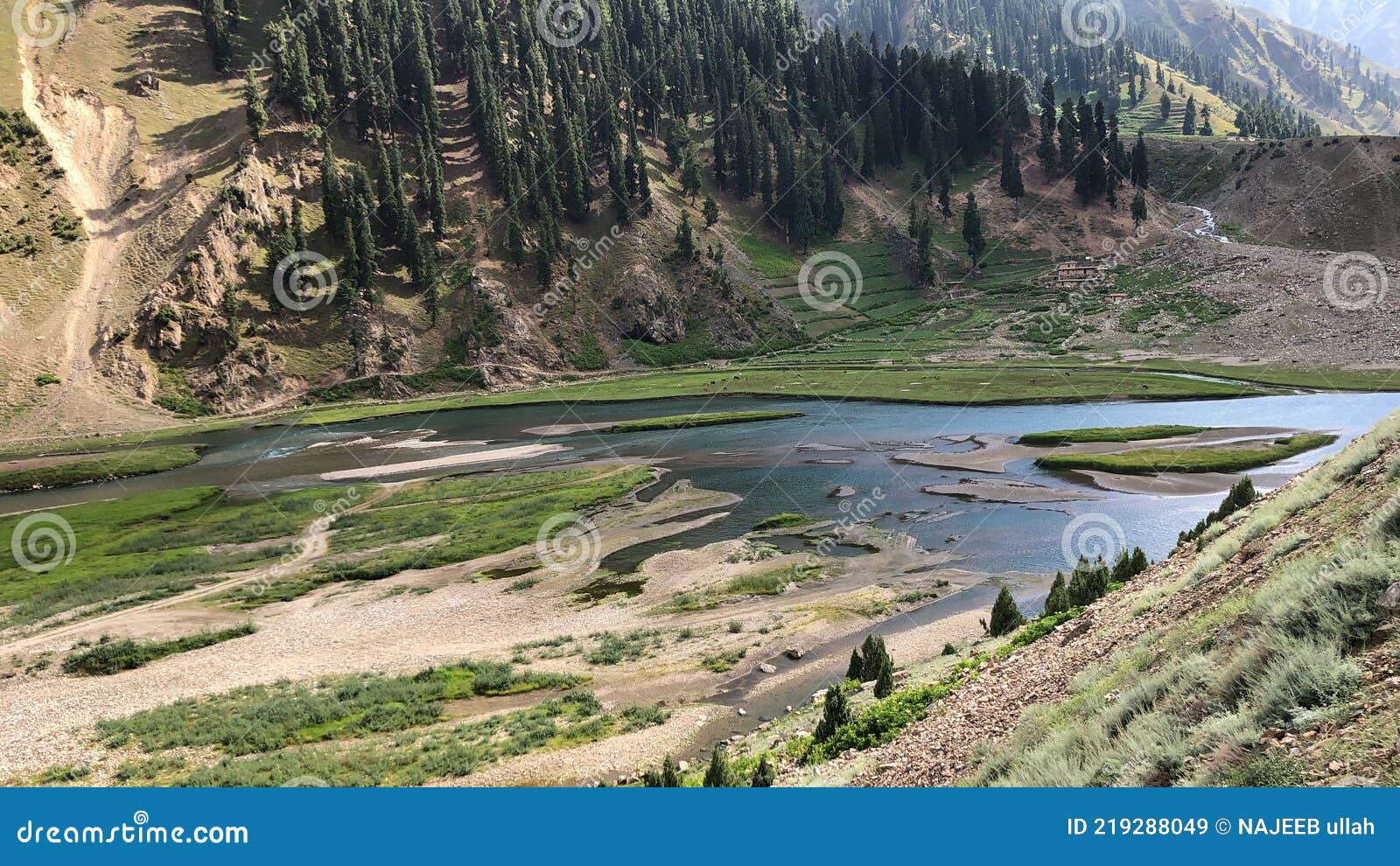 Kunhar river stock image. Image of velly, naran, 2021 - 219288049