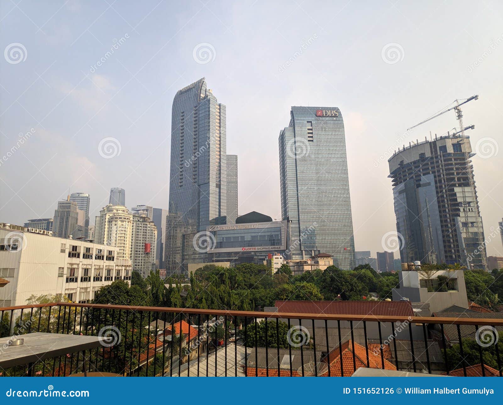 Kuningan Ambassador Rooftop Editorial Photo - Image of landscape ...
