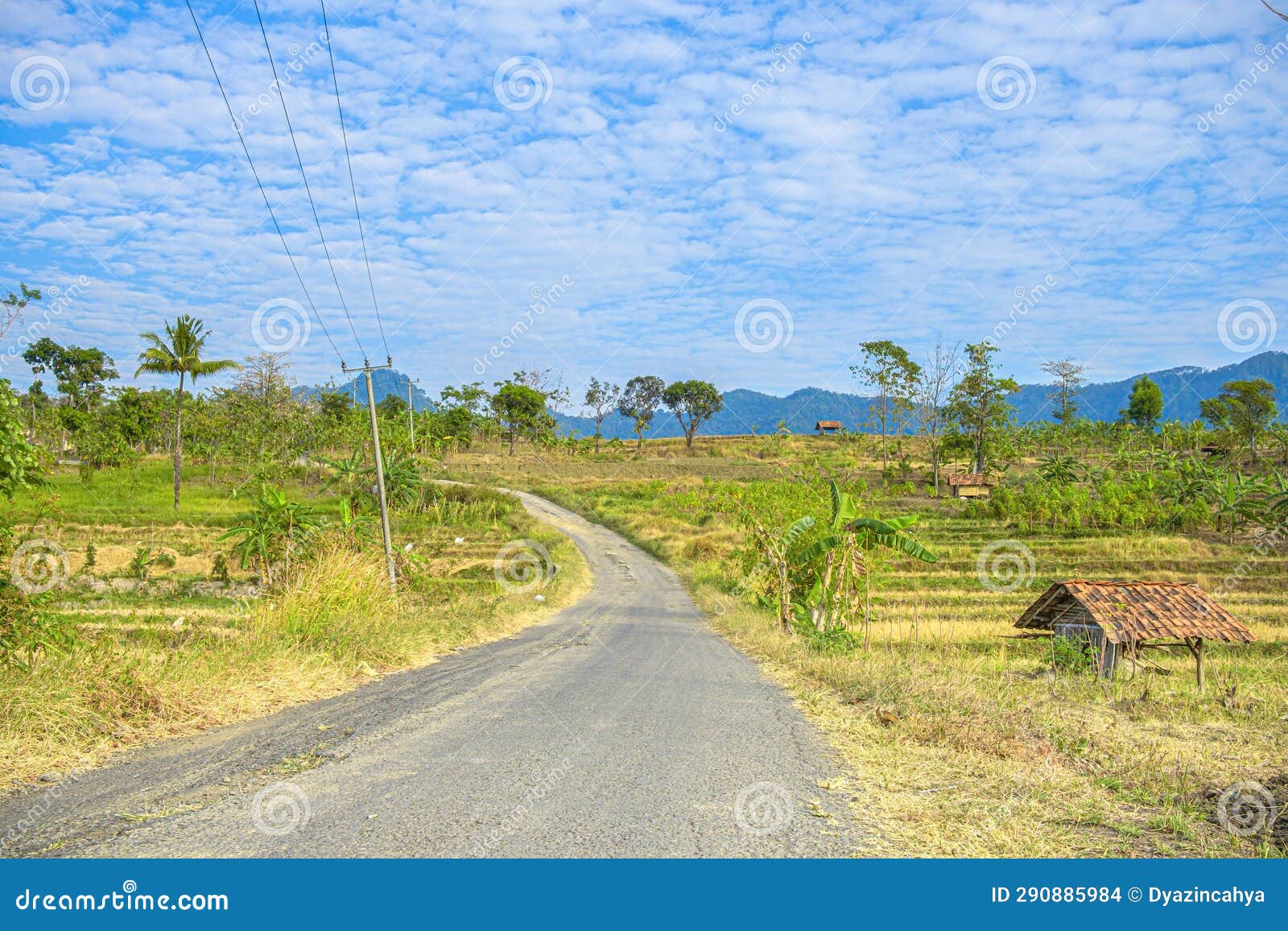 Kuningan west java stock photo. Image of plain, blue - 290885984