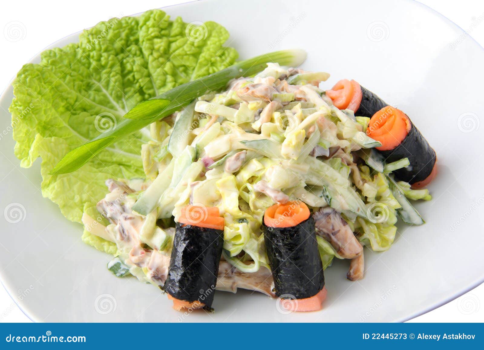 Kunsey sarada salad stock image. Image of sarada, orange - 22445273