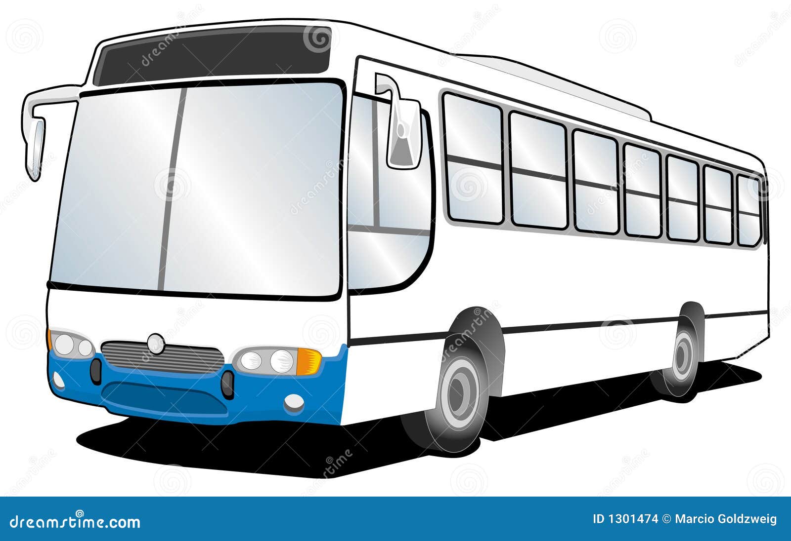 Kunst 01 Van De Lijn Van De Bus Vector Illustratie - Illustration of ...