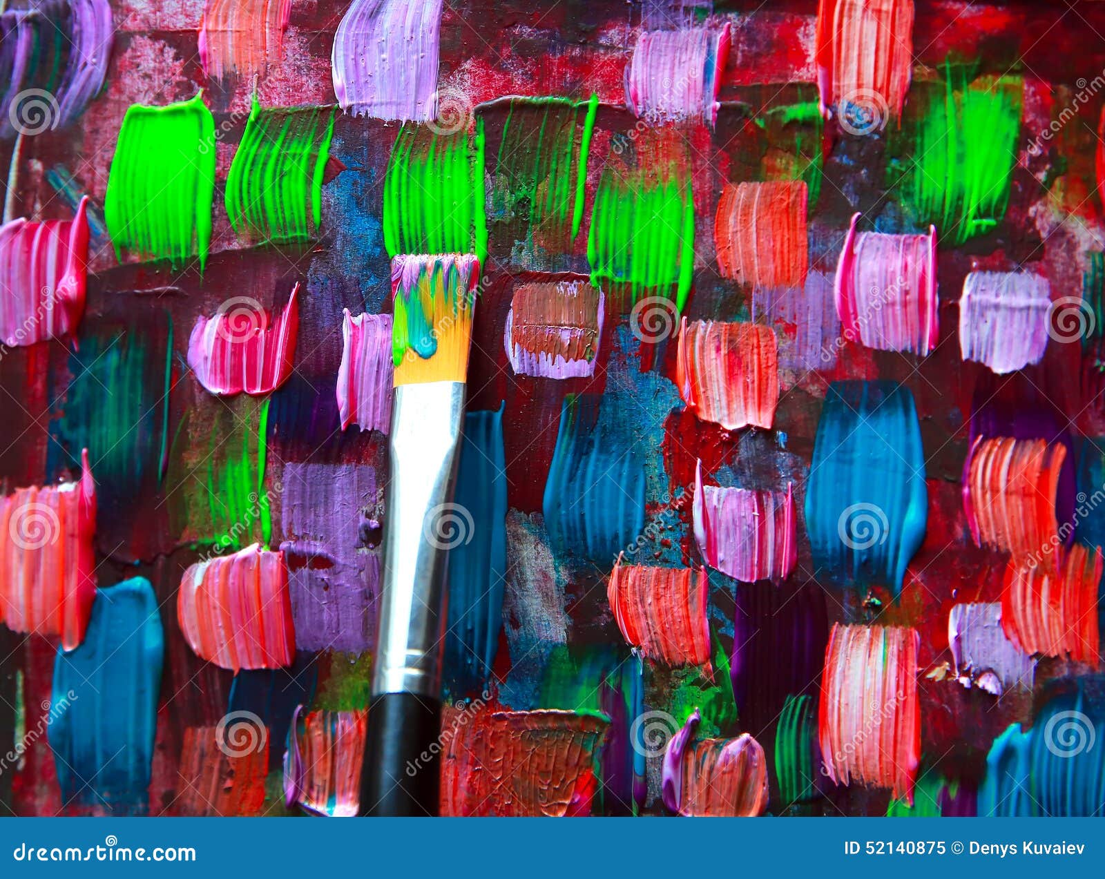 Kunst abstracte verf stock illustratie. Illustration of dekking - 52140875