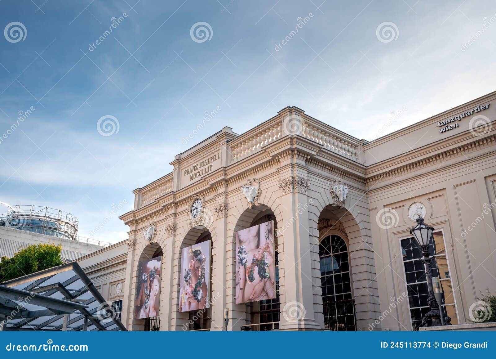 Kunsthalle Wien at MuseumsQuartier - Vienna, Austria Editorial Stock ...