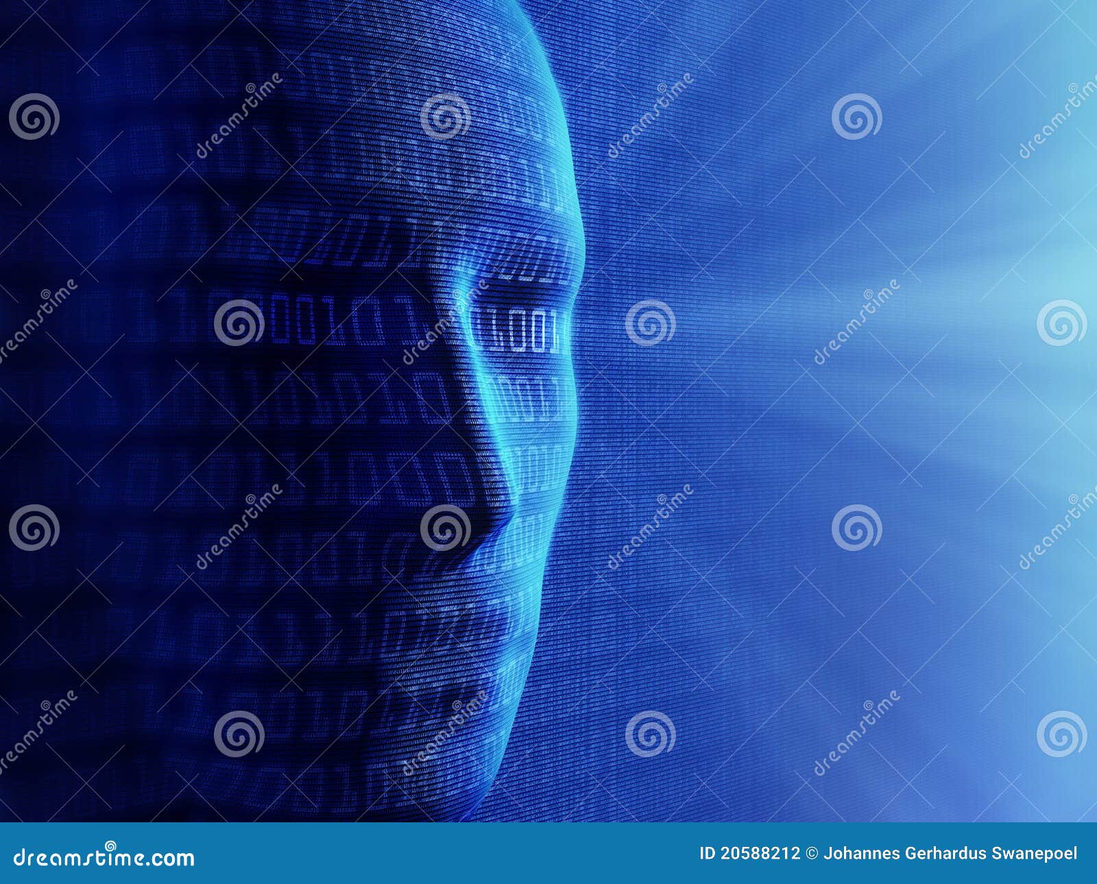 Kunstmatige intelligentie stock foto. Image of informatie - 20588212