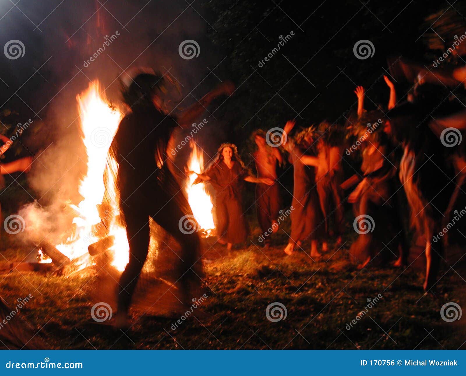 Kupala night stock photo. Image of dance, pagan, kupala - 170756