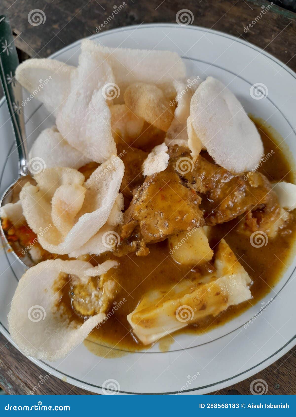 Kupat vegetables bandung stock image. Image of west - 288568183