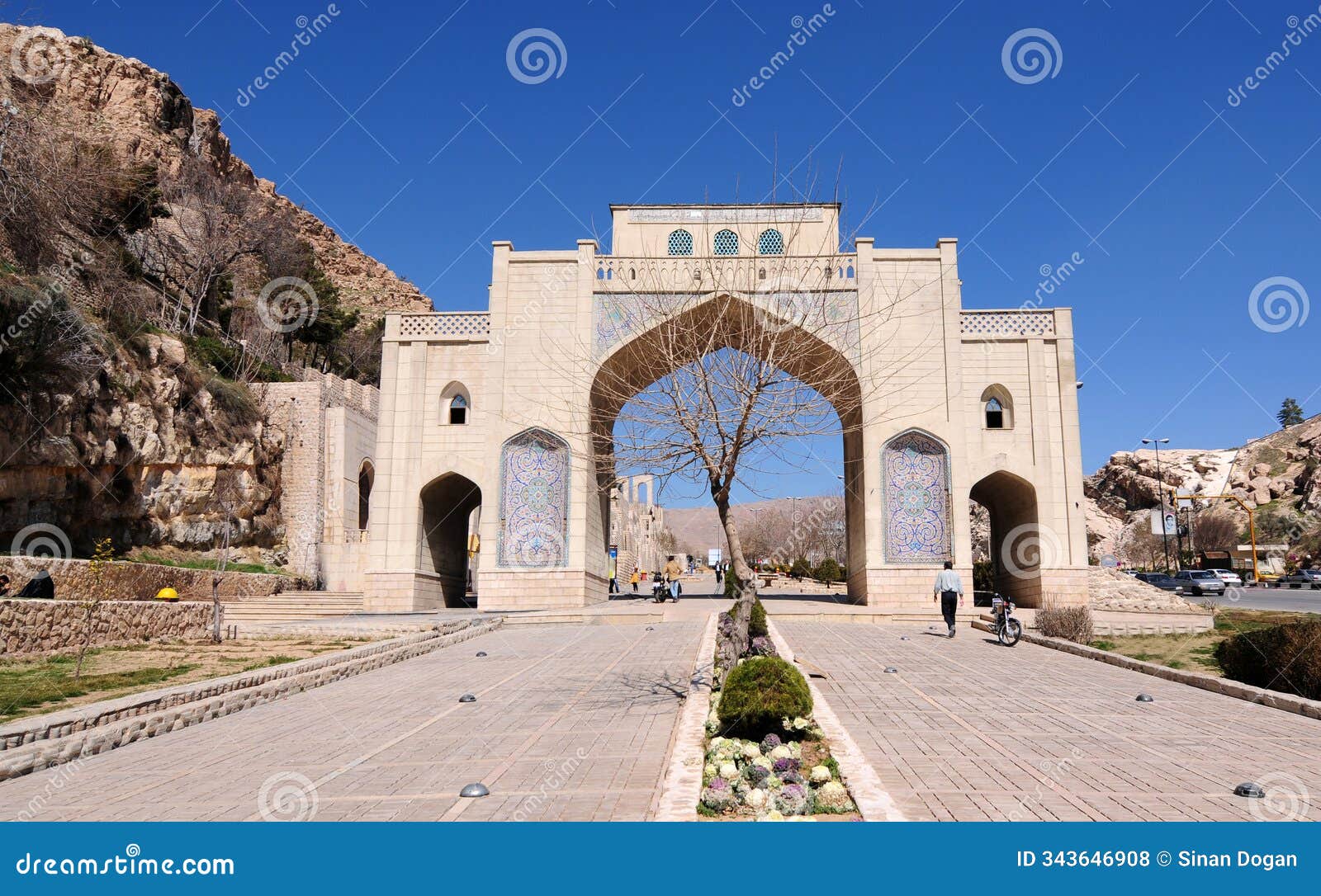 Kuran Gate stock illustration. Illustration of neighbourhood - 343646908
