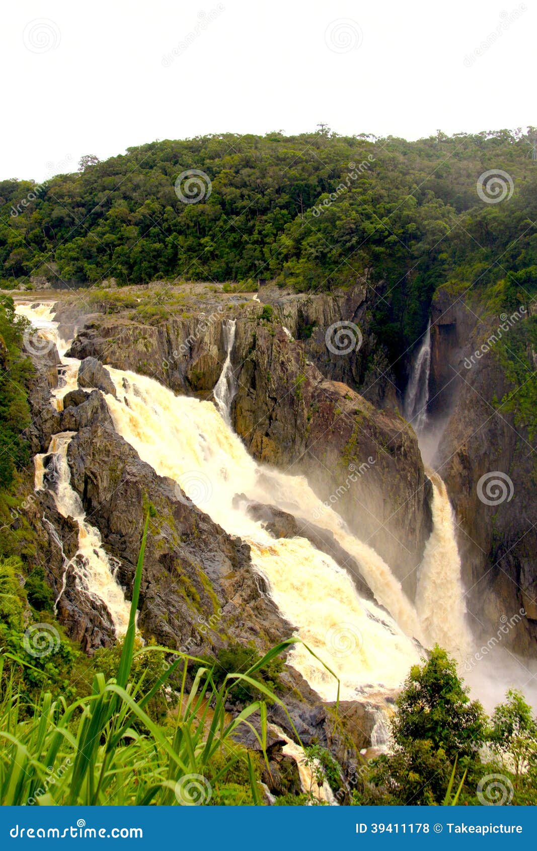 Kuranda Waterfall stock photo. Image of cairns, falls - 39411178