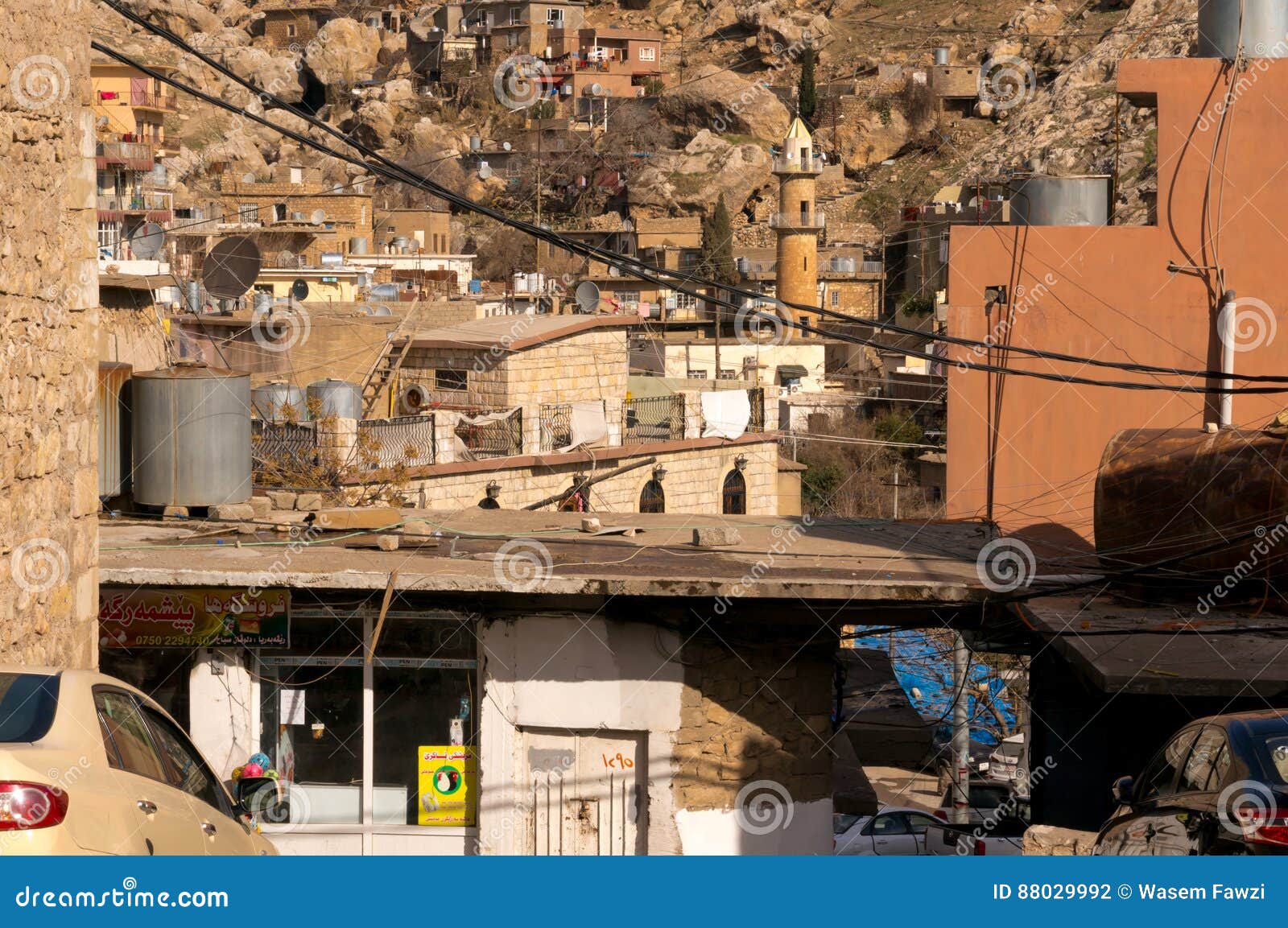 Kurdistan De Akre Aqrah De Iraq Fotografía editorial - Imagen de centro ...