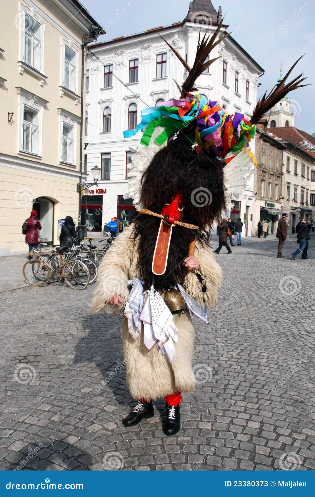 Kurent editorial stock photo. Image of carnival, magical - 23380373