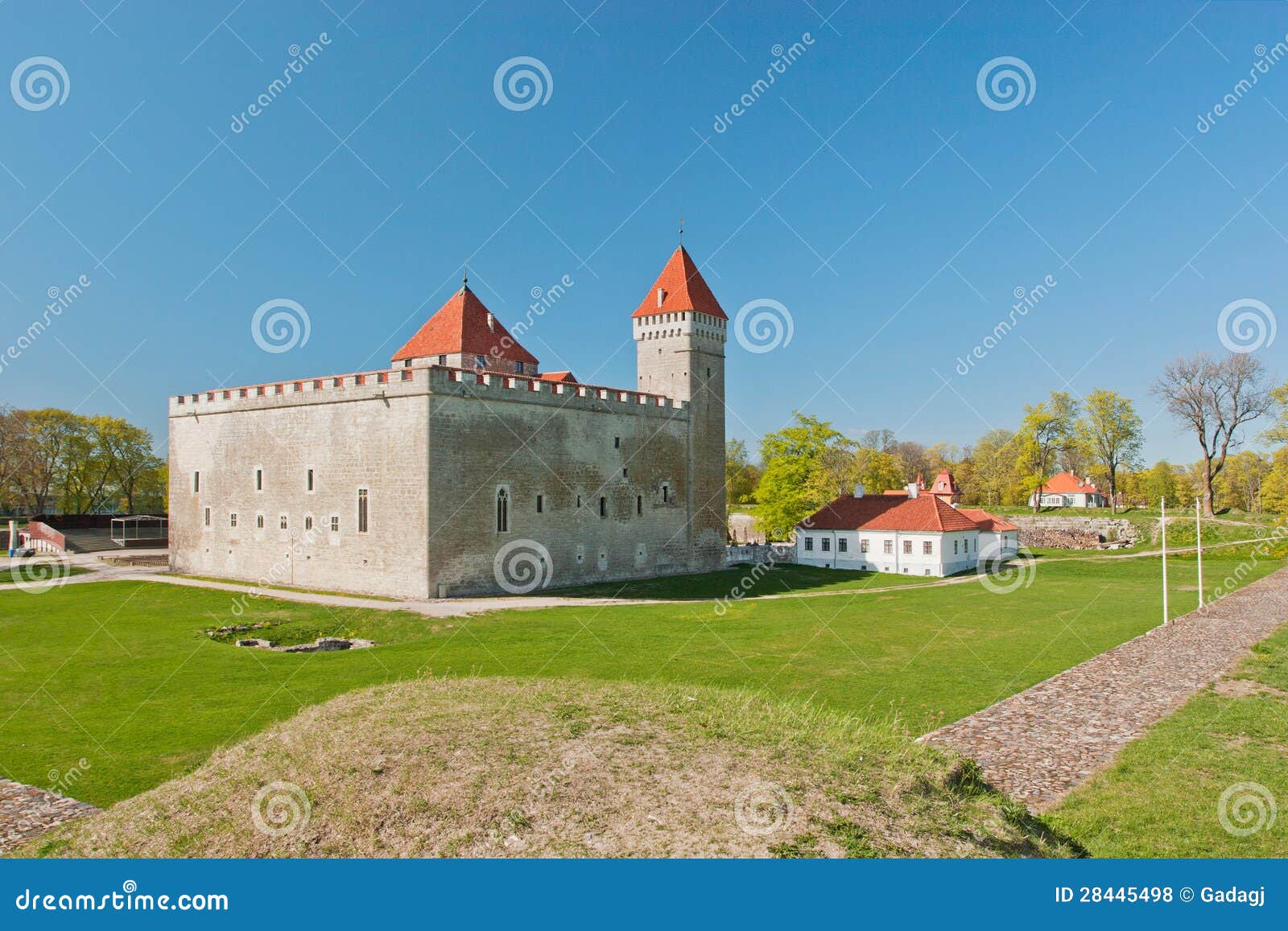 Kuressaare Castle stock photo. Image of stronghold, episcopal - 28445498